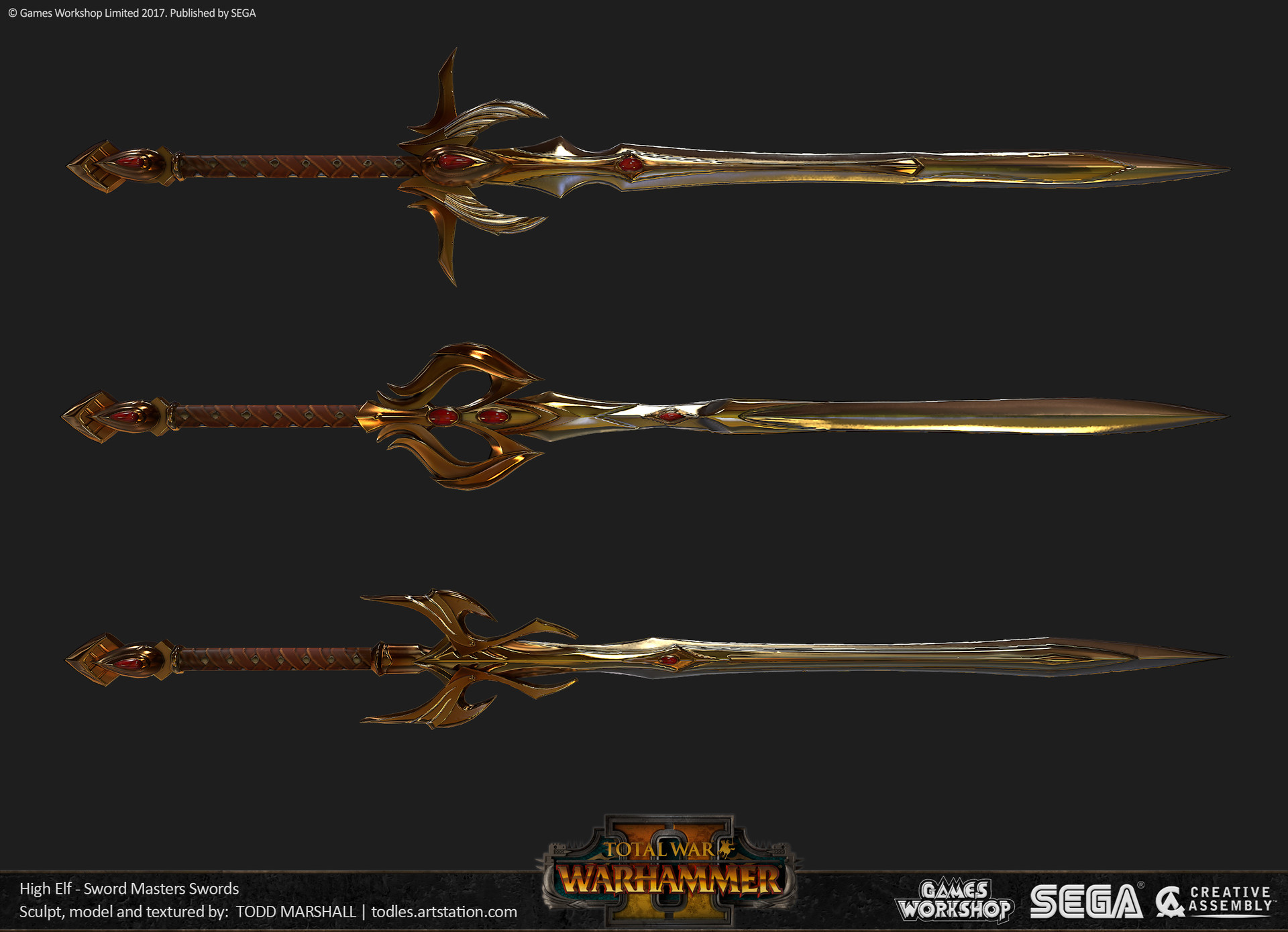 ArtStation - Sword Master of Hoeth Swords