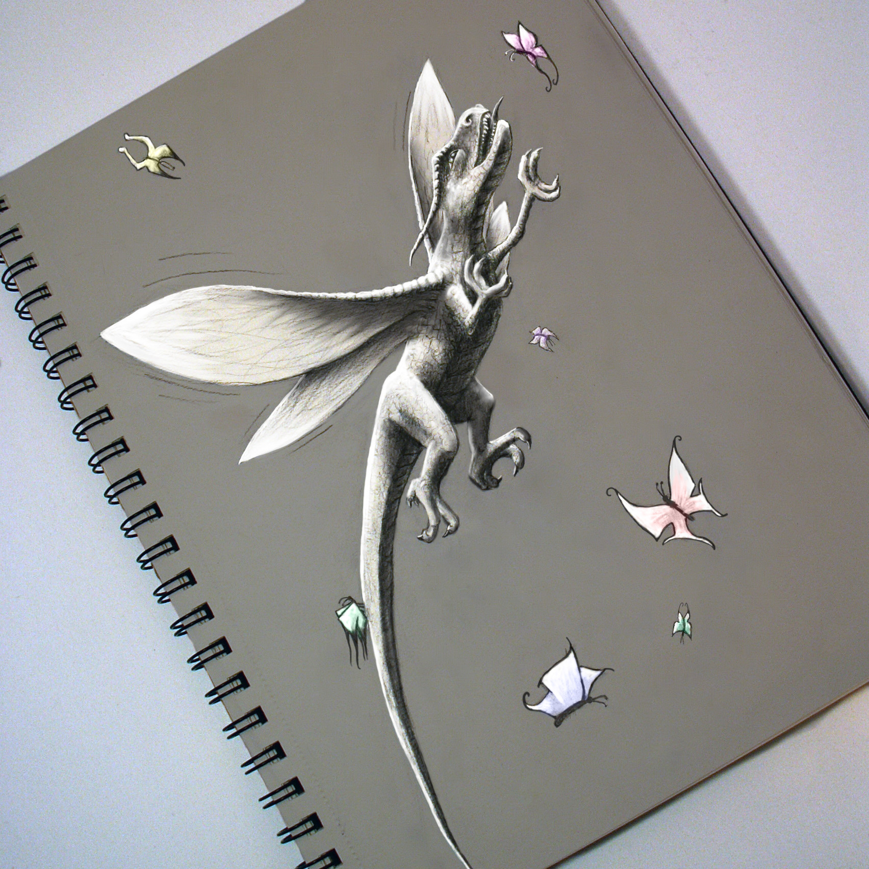 ArtStation - Butterfly Dragon