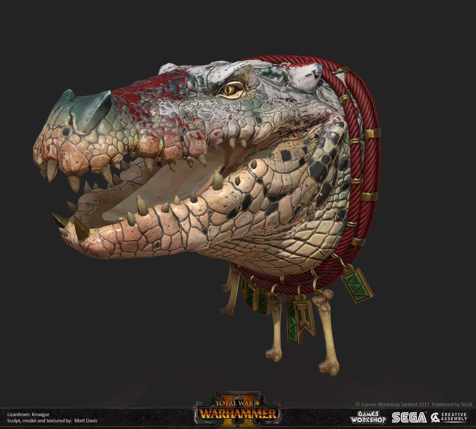 Matthew Davis - Total War: Warhammer 2 -Kroxigors