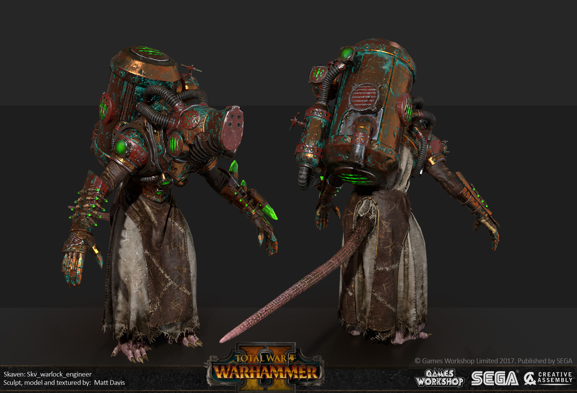 Matthew Davis - Total War: Warhammer 2 -Skaven Warlock Engineer