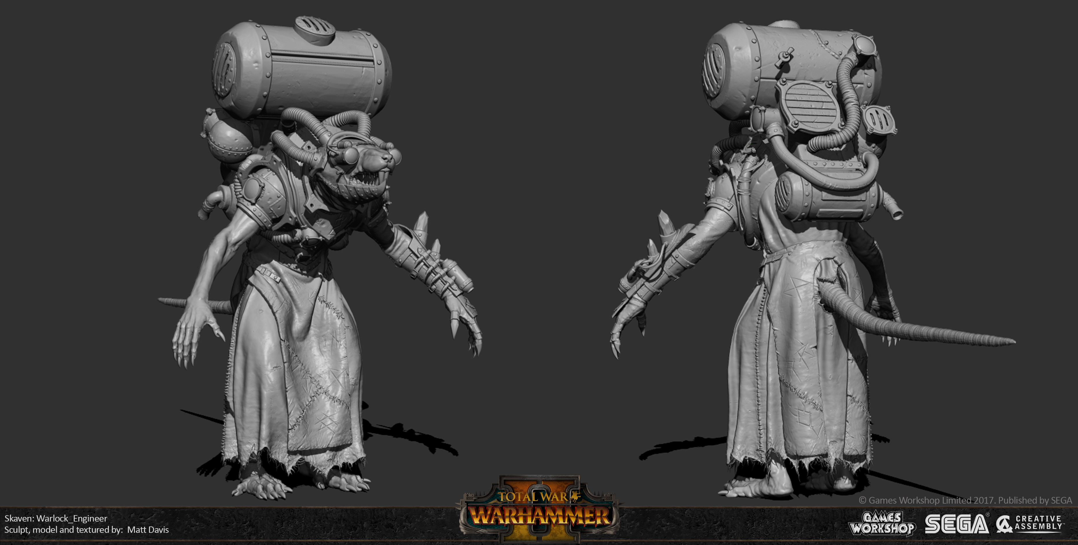 Matthew Davis - Total War: Warhammer 2 -Skaven Warlock Engineer