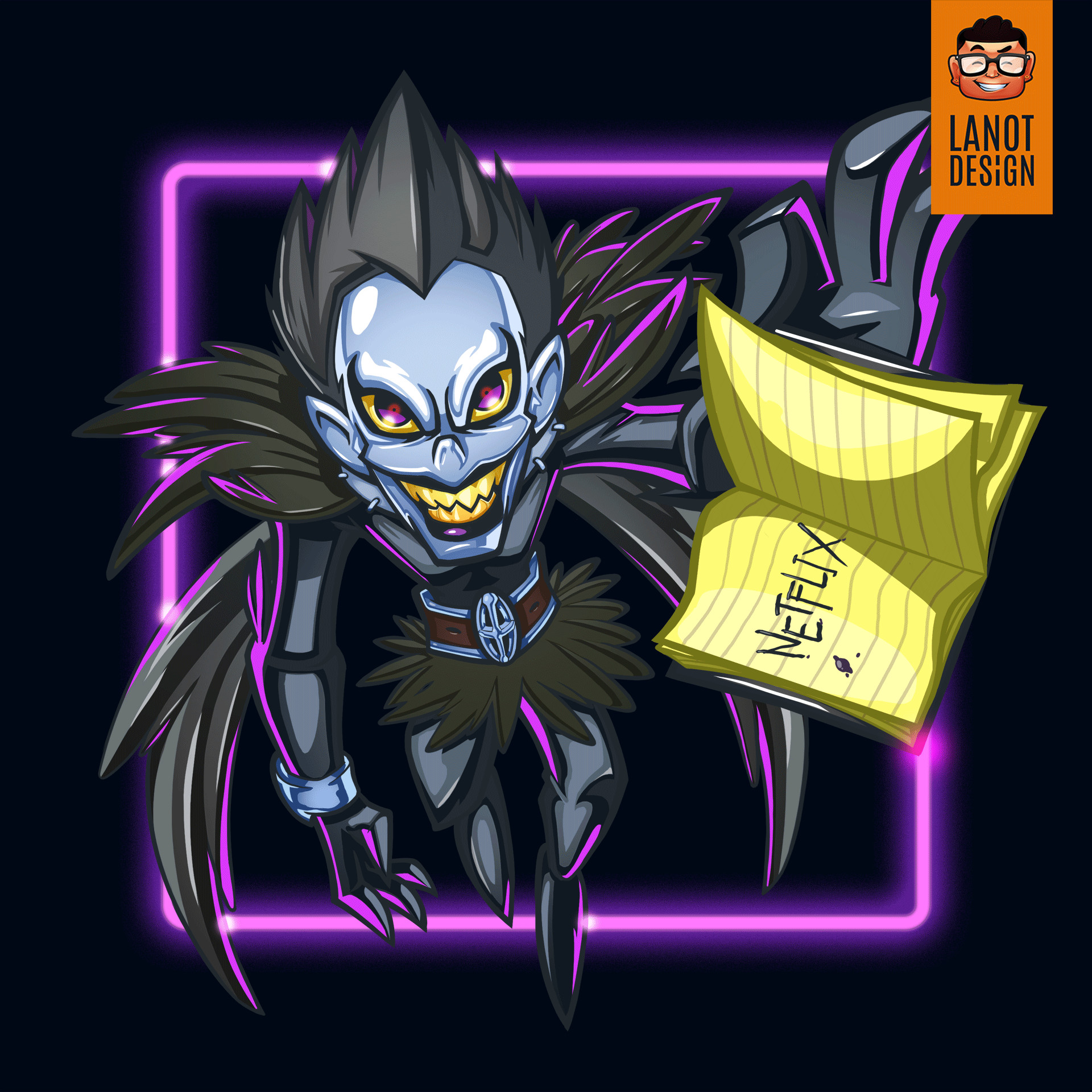 ryuk chibi drawing