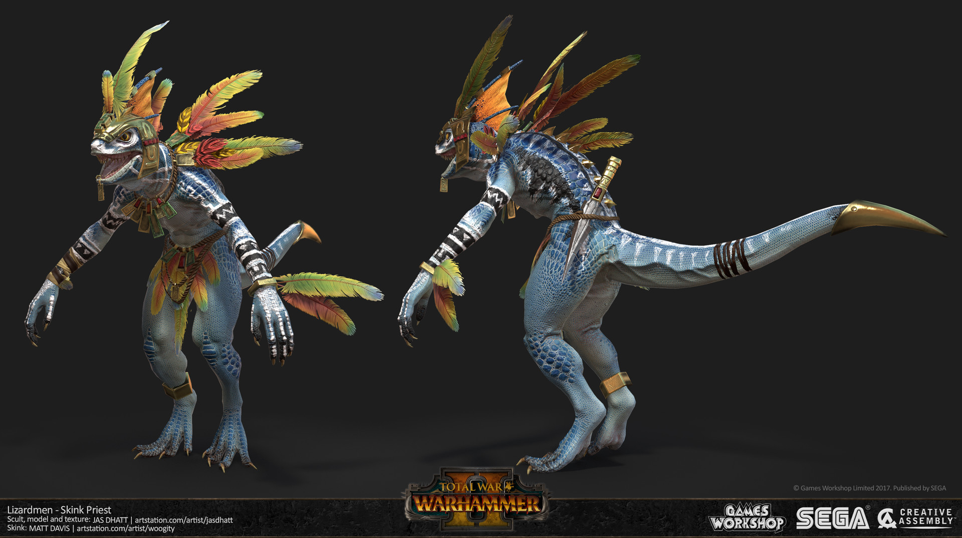 Jas Dhatt - Skink Priest - Warhammer 2