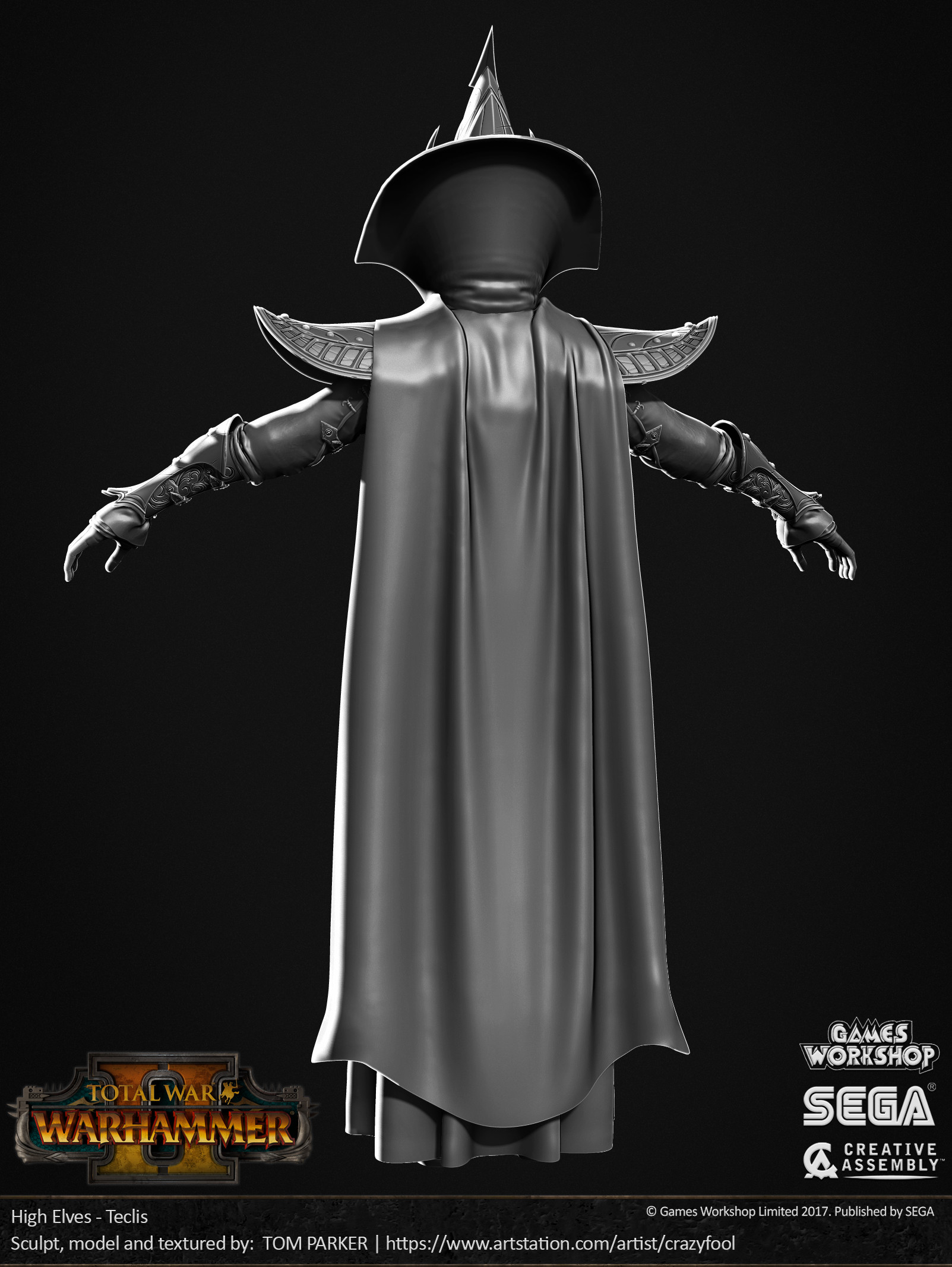 Tom Parker - Total War Warhammer 2 - Teclis high poly