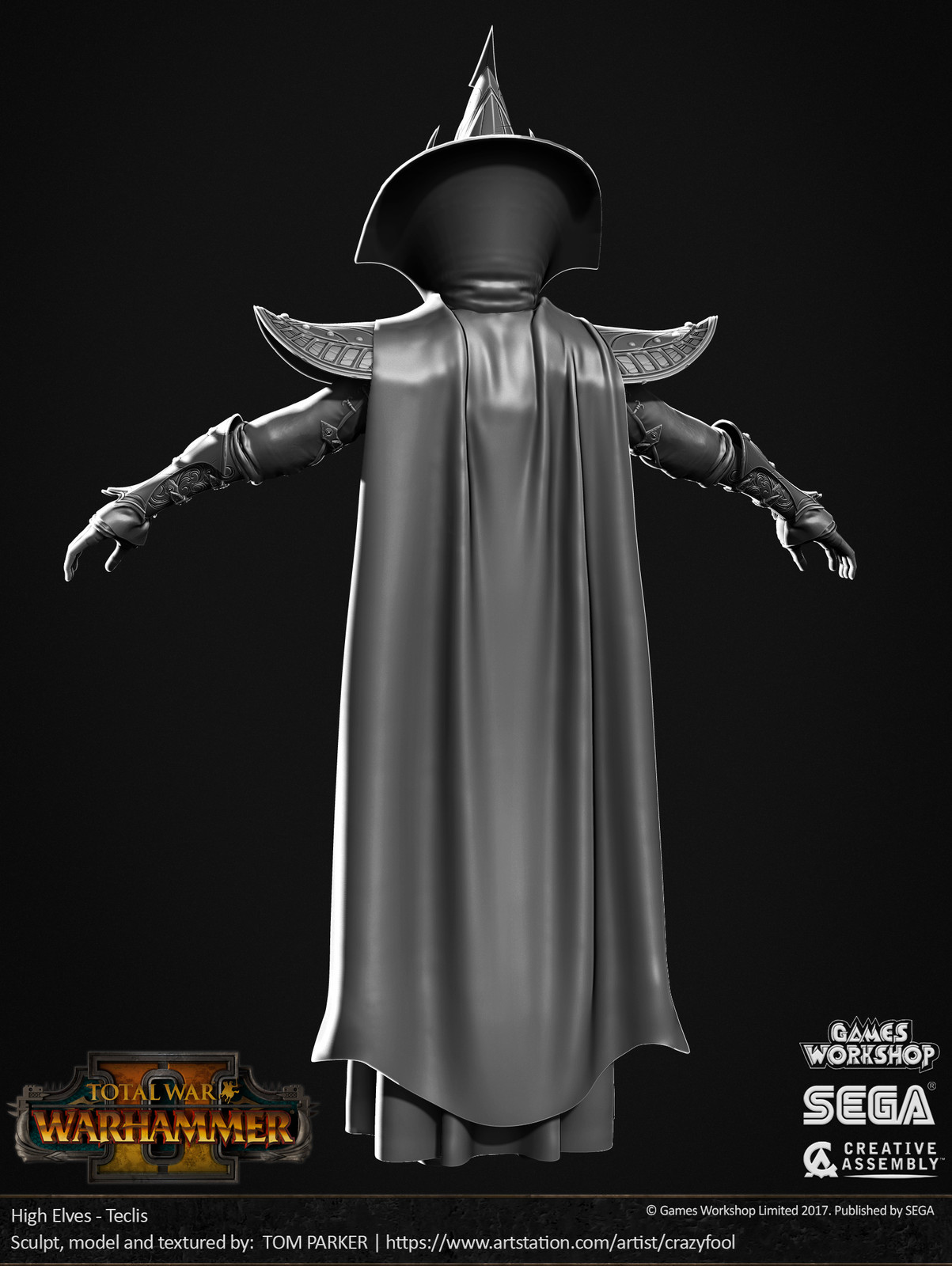 Tom Parker - Total War Warhammer 2 - Teclis high poly
