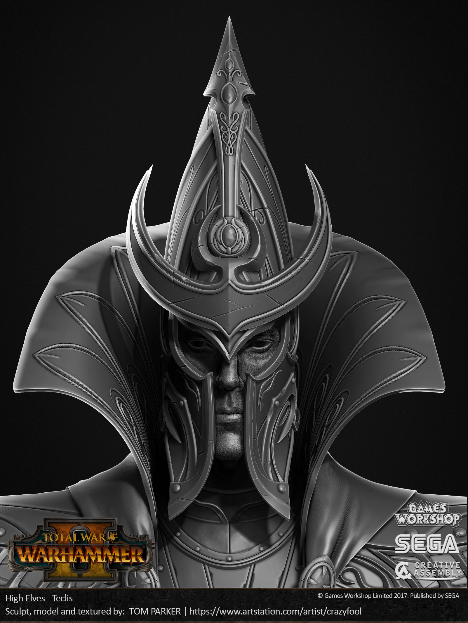 Tom Parker - Total War Warhammer 2 - Teclis high poly