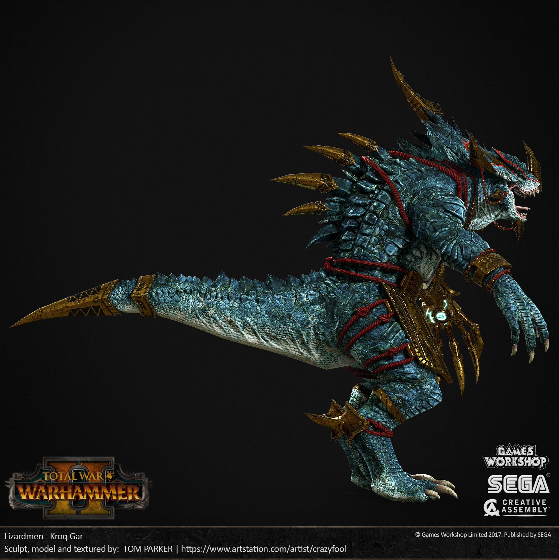 Tom Parker - Total War Warhammer 2 - Kroq Gar