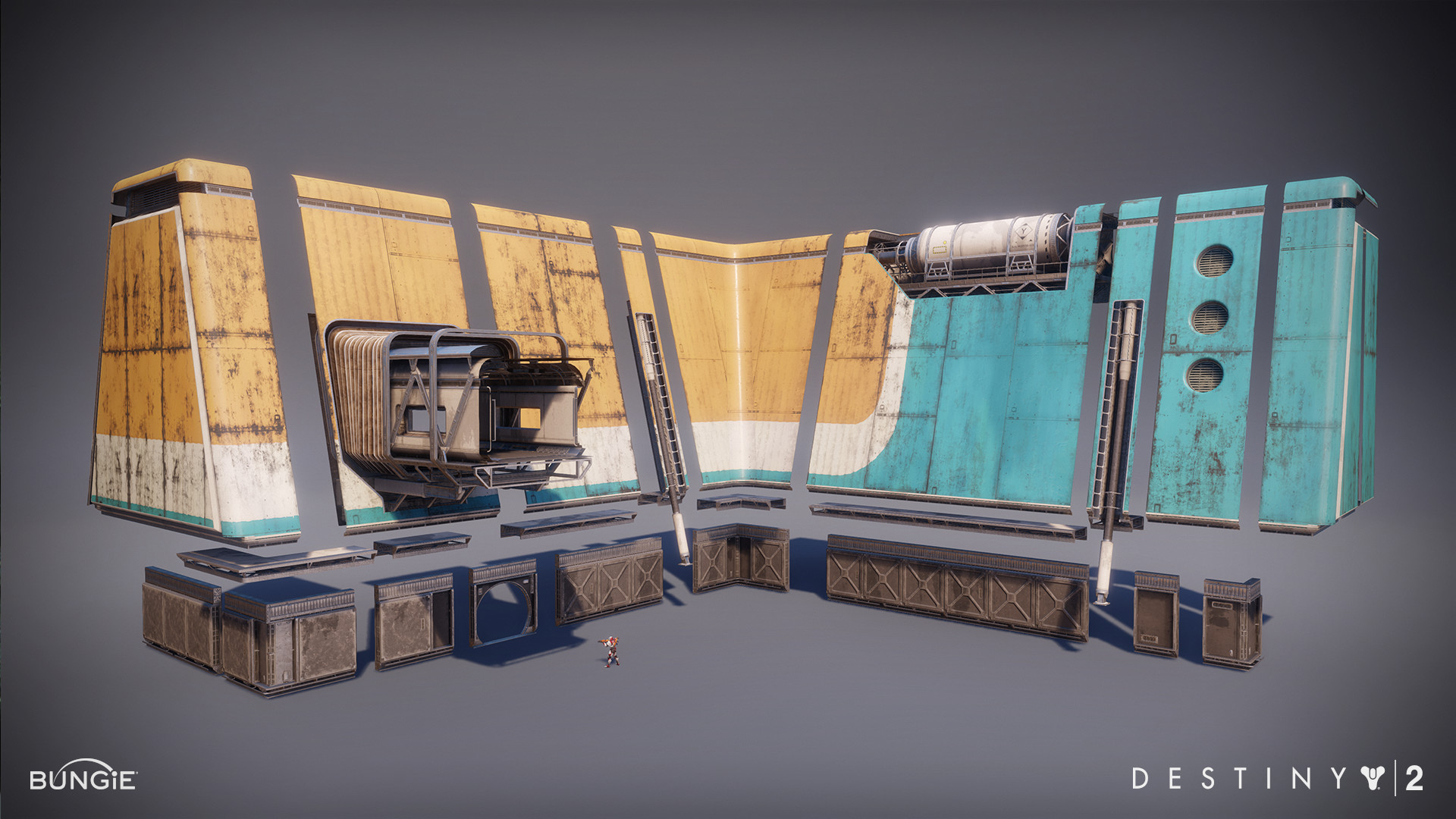 Ethan Scheu - Destiny 2 - Titan Modular Platform Rigs