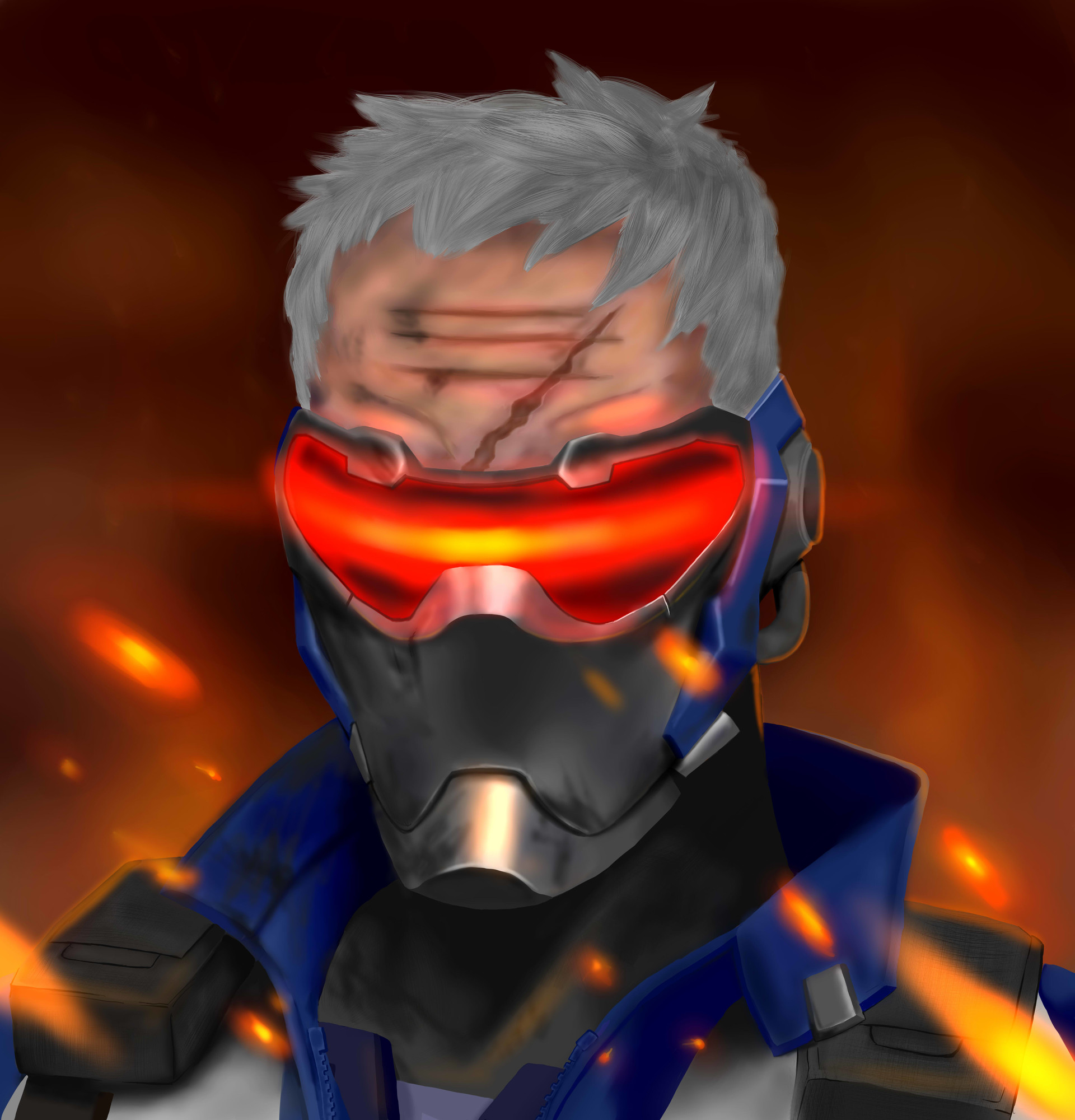 ArtStation - Soldier 76 - Worn