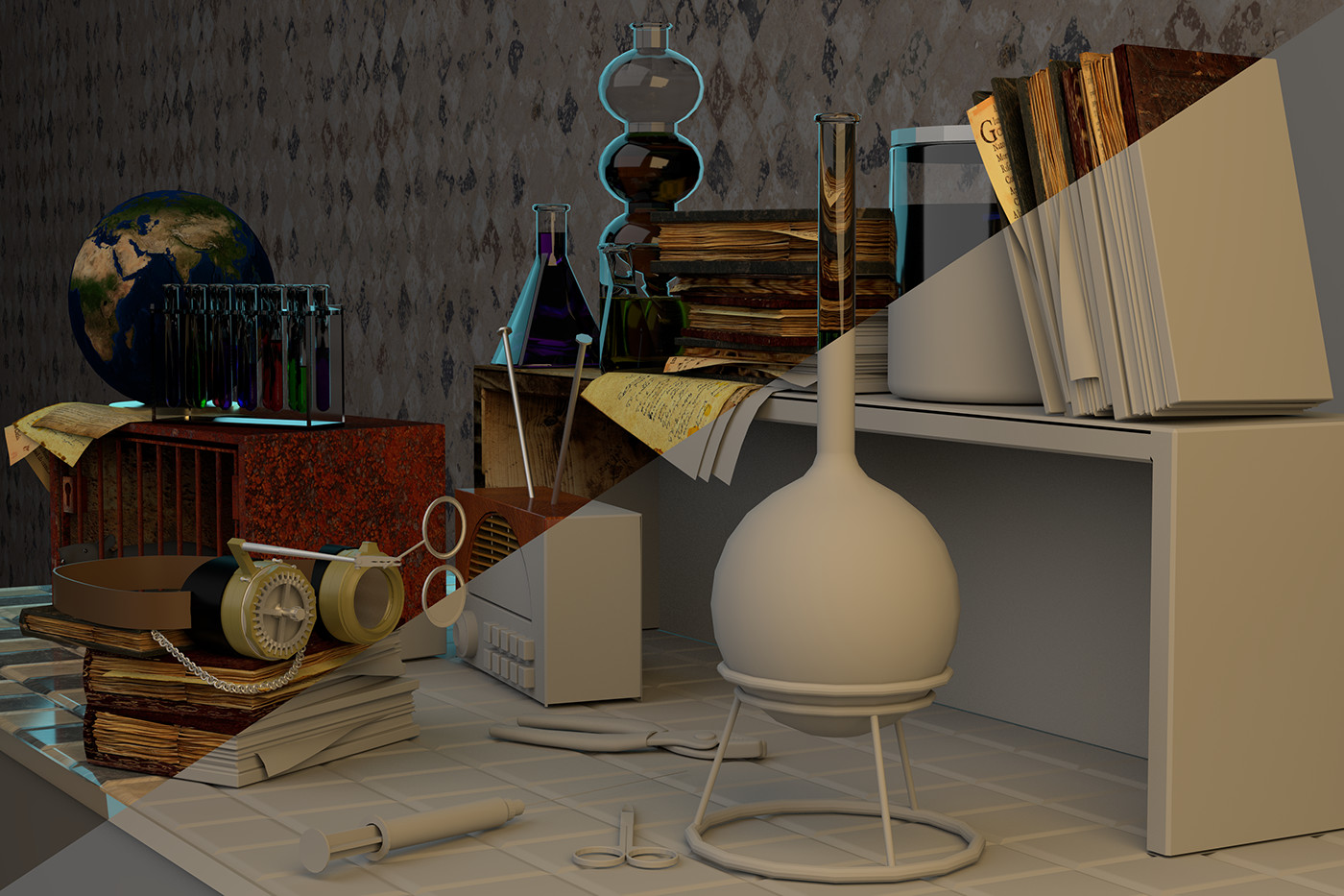 ArtStation - old lab