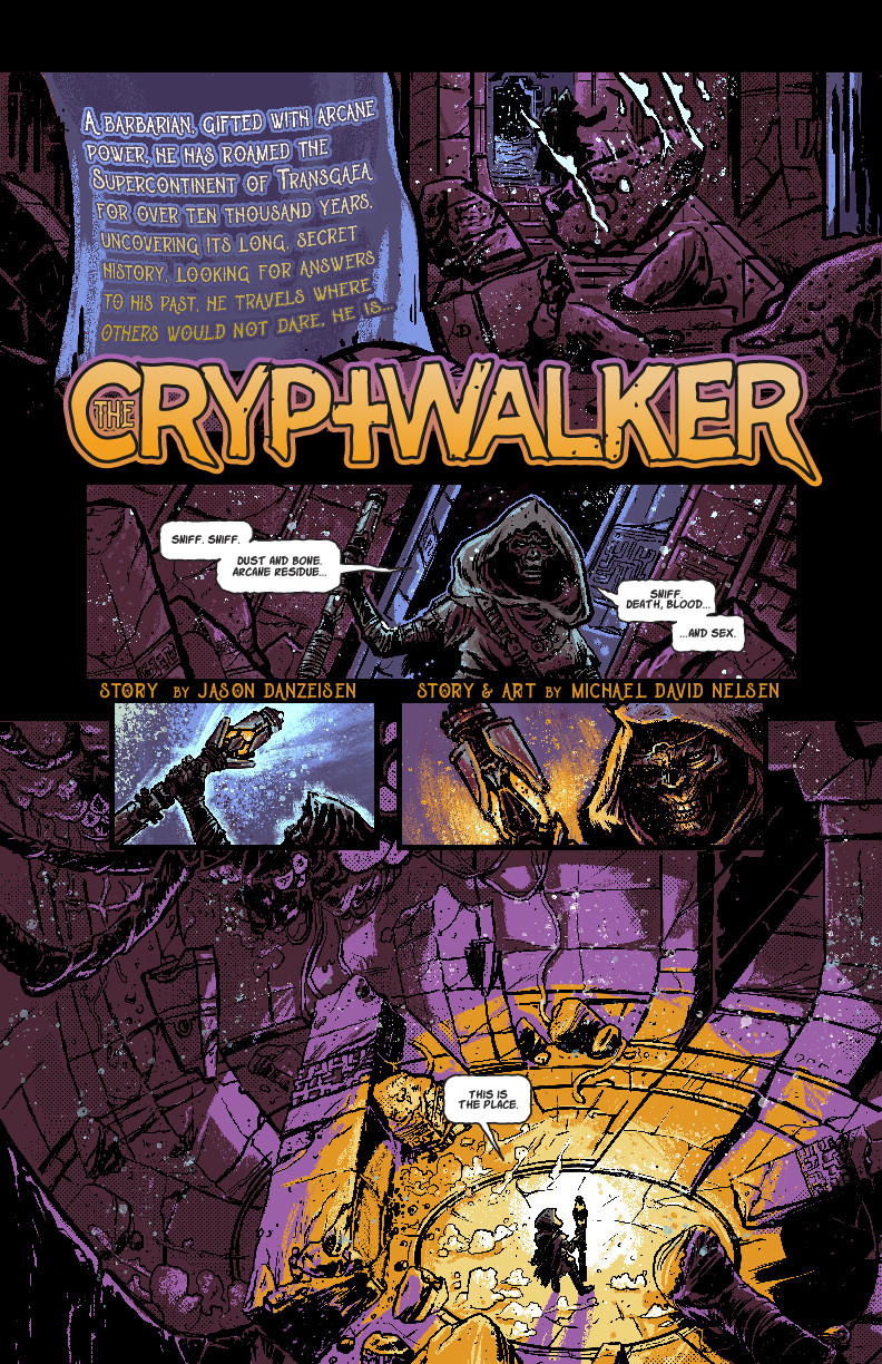 ArtStation - Cryptwalker Comic Pages