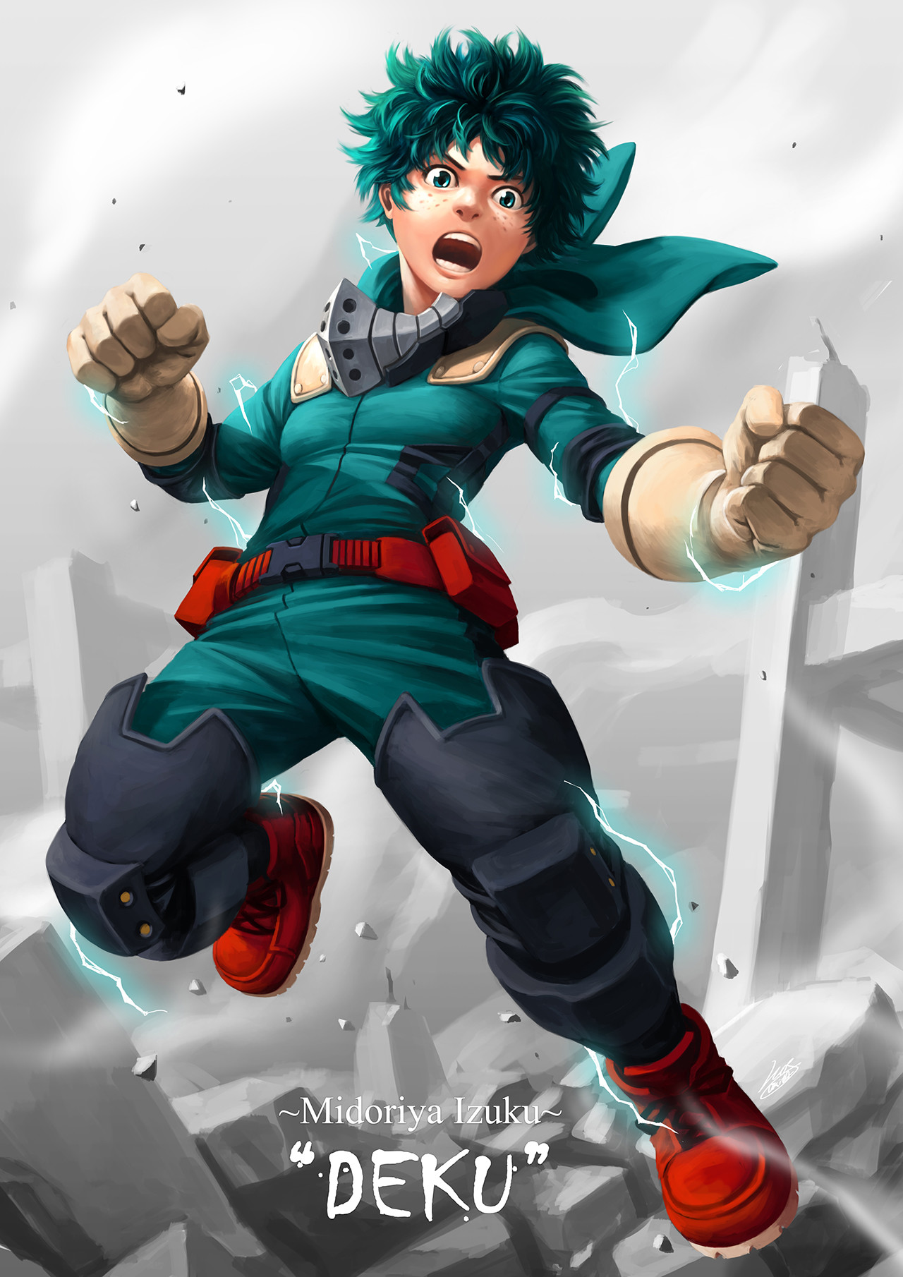ArtStation - Midoriya Izuku "Deku"