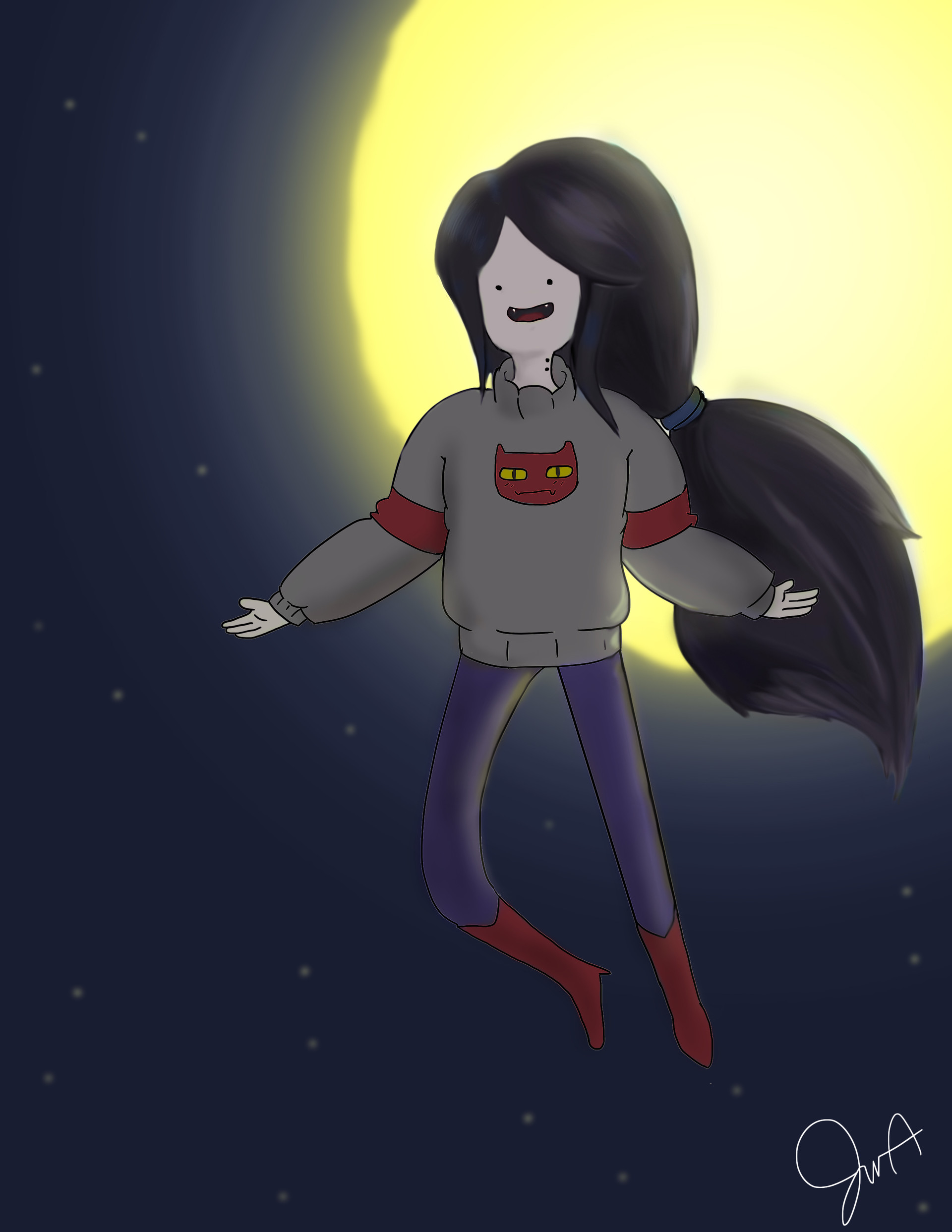 ArtStation - MARCELINE THE VAMPIRE GIRL