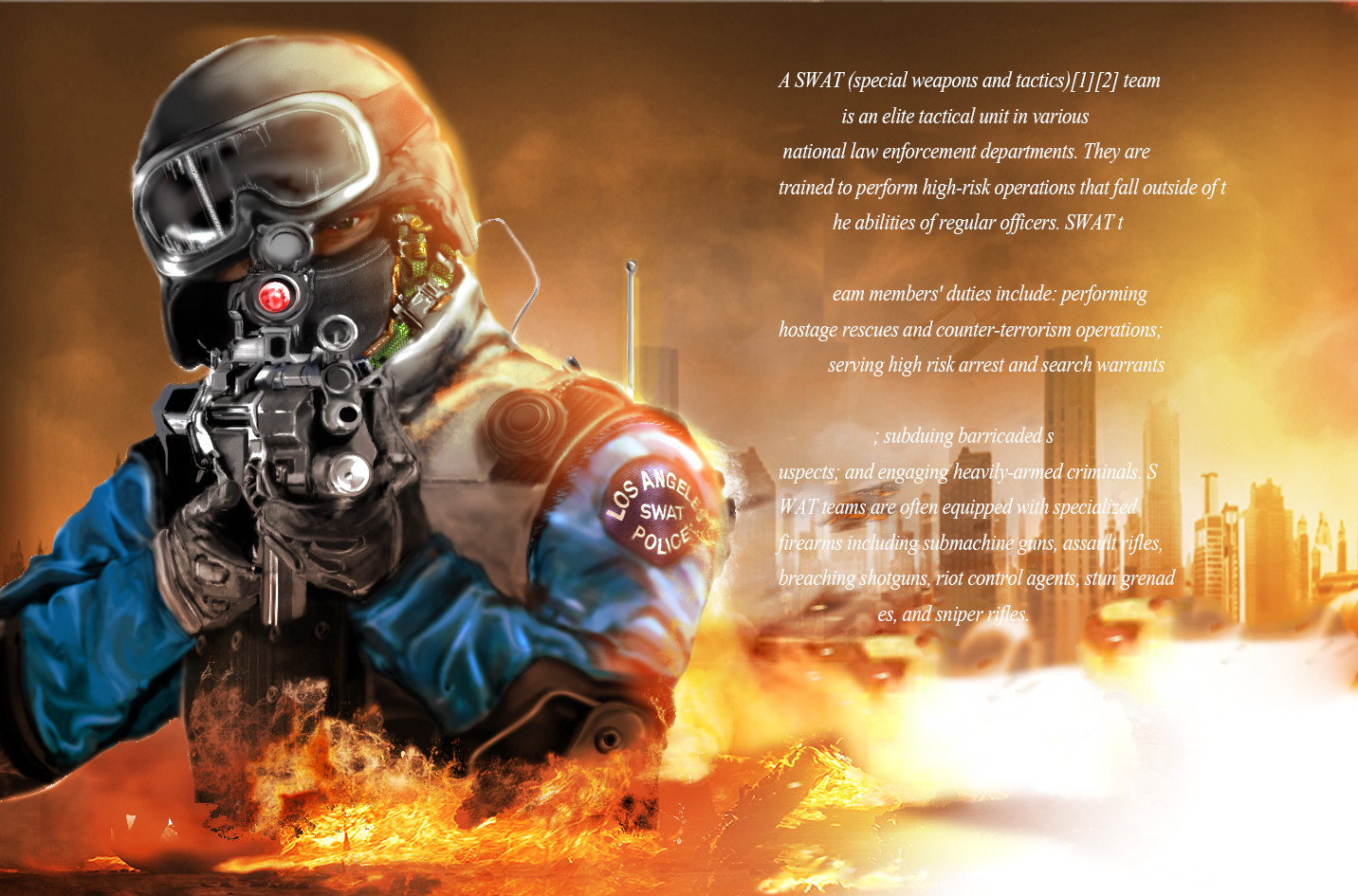 ArtStation - SWAT_Painting Finish