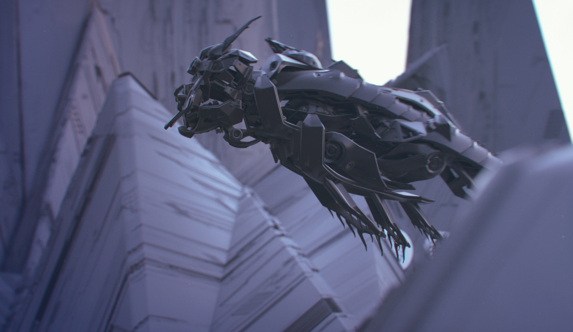 3d portfolio - flyborg kitbash