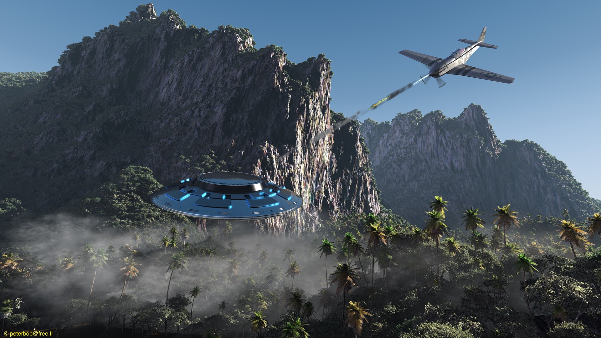 ArtStation - UFO attack