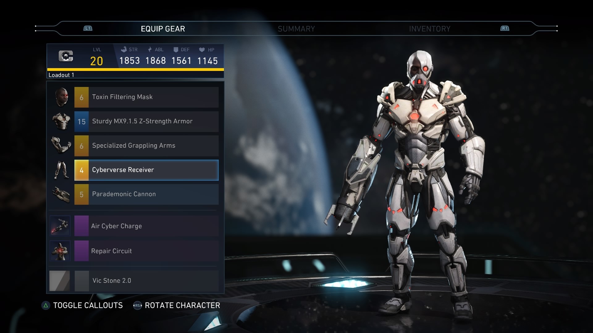 Min Kian - INJUSTICE 2 - Cyborg Gear