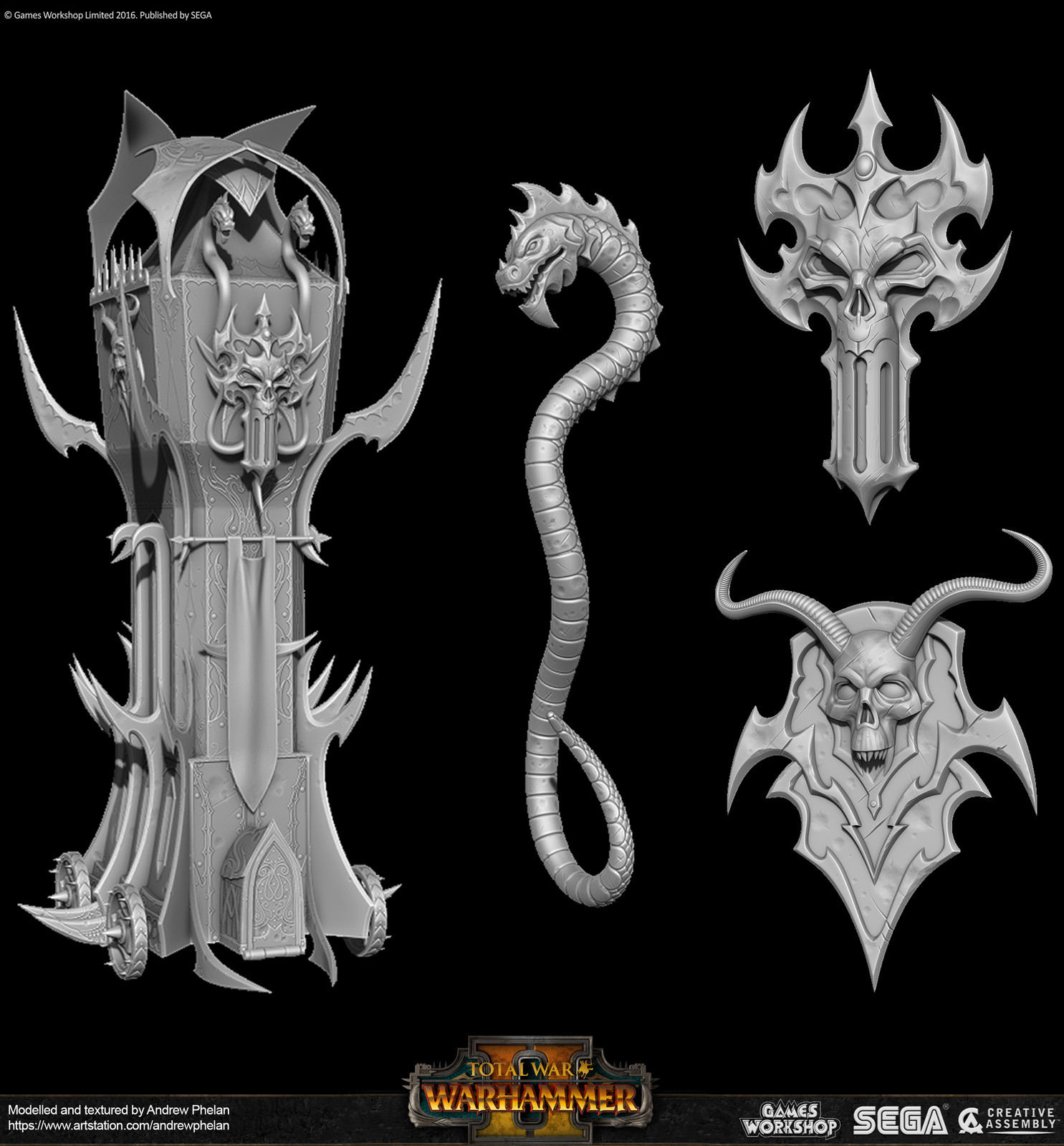 Andy Phelan - Druchii Models for Creative Assembly's - Total War ...