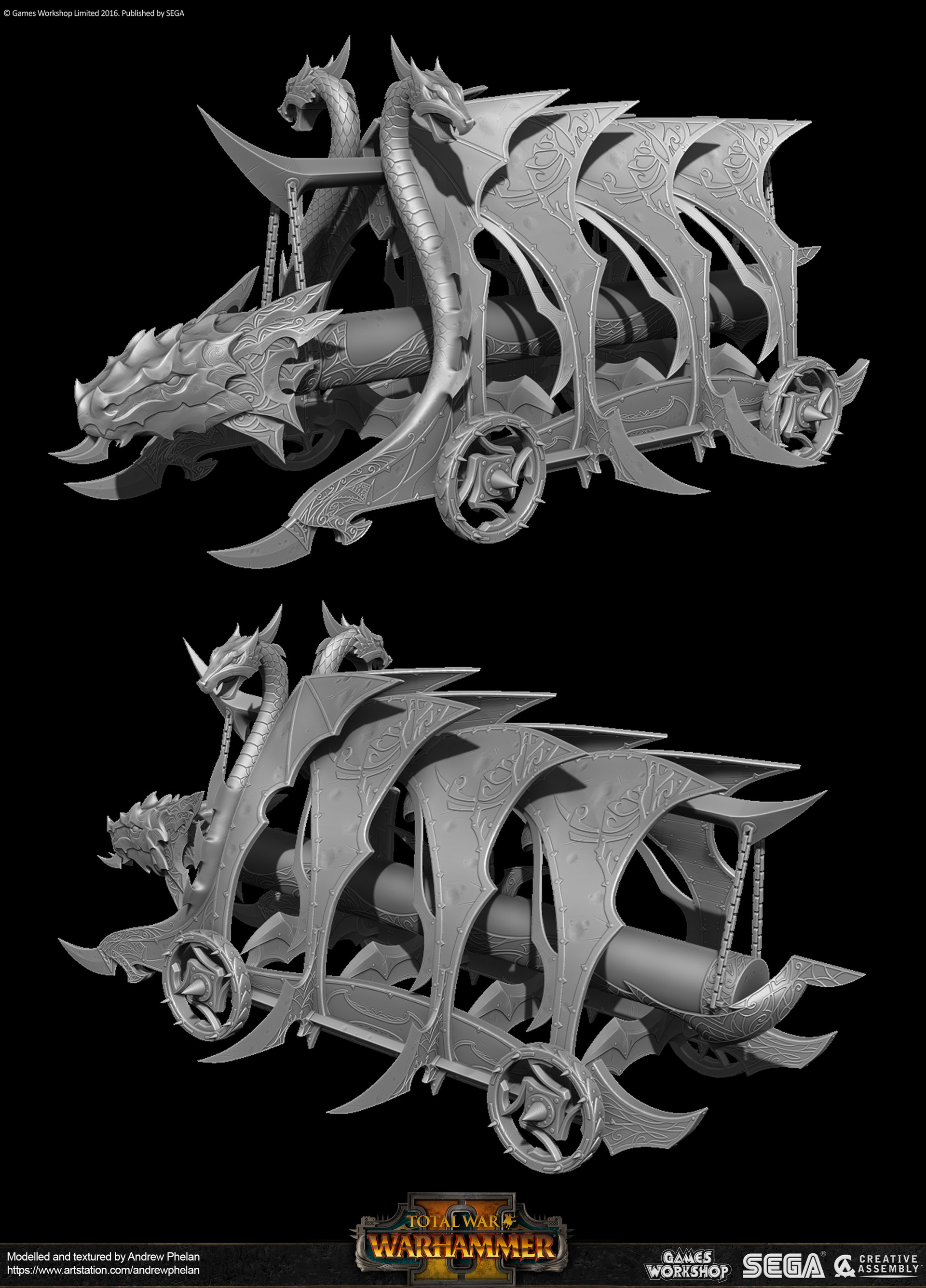 Andy Phelan - Druchii Models for Creative Assembly's - Total War ...