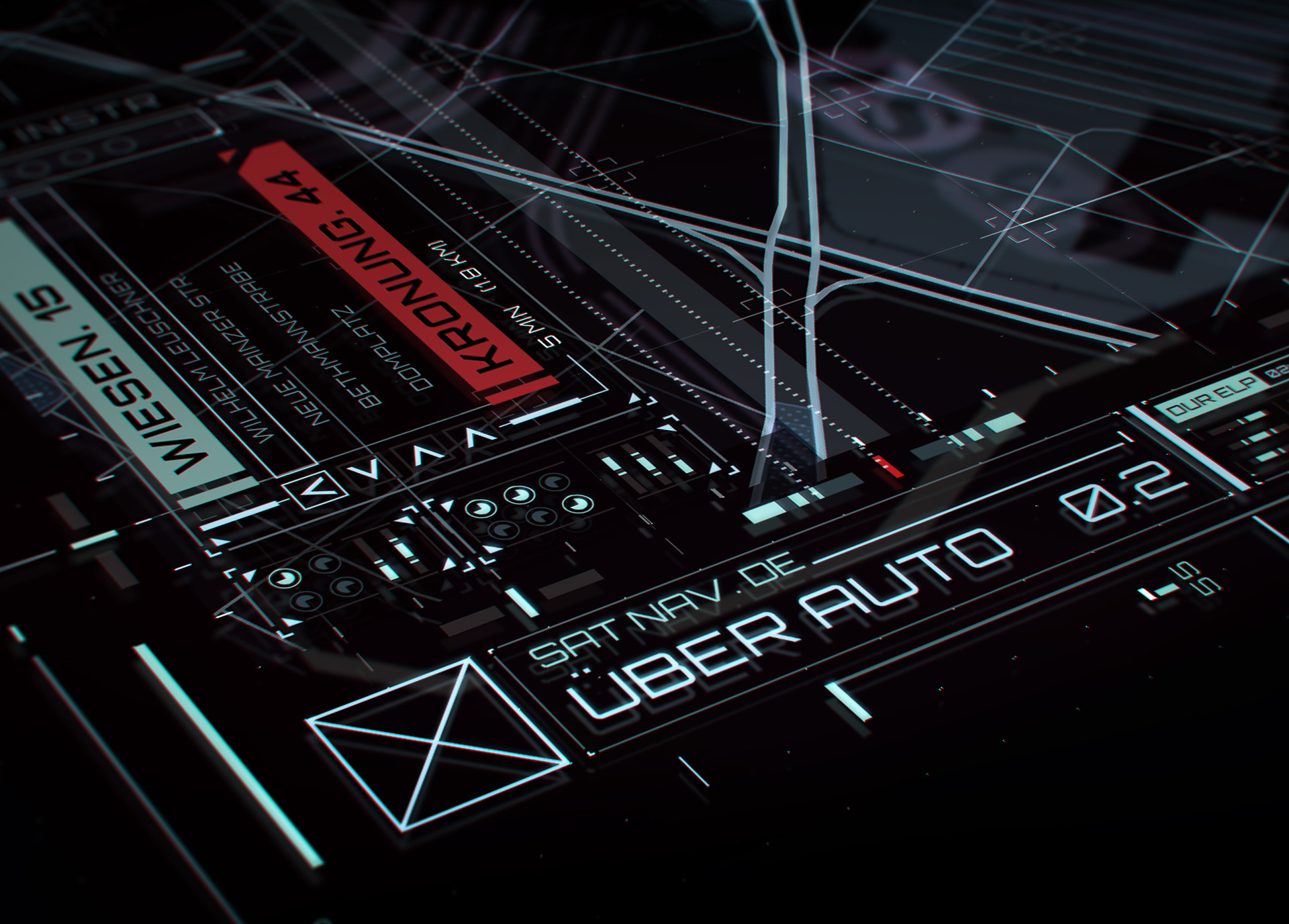 ArtStation - Sat Nav UI Design