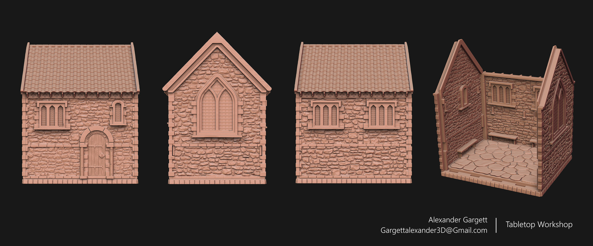 ArtStation - Tabletop Workshop - 28mm Scale Building Range