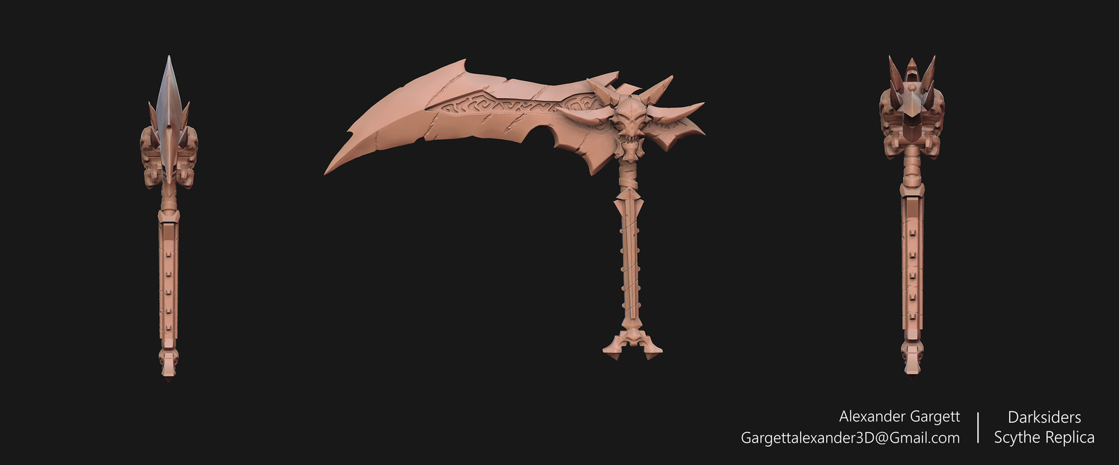 Darksiders 2 Scythe Replica