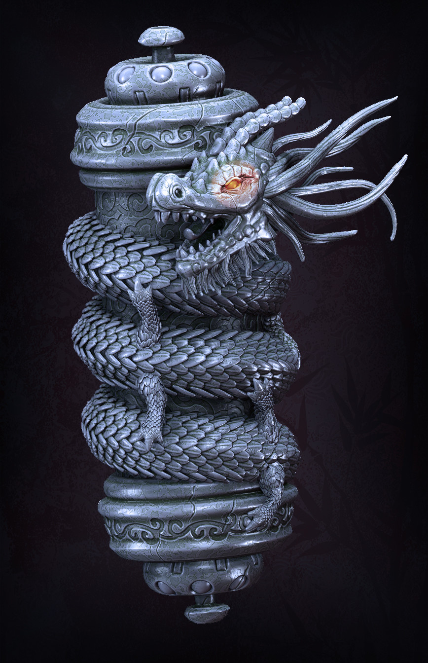 ArtStation - Dragon Scroll