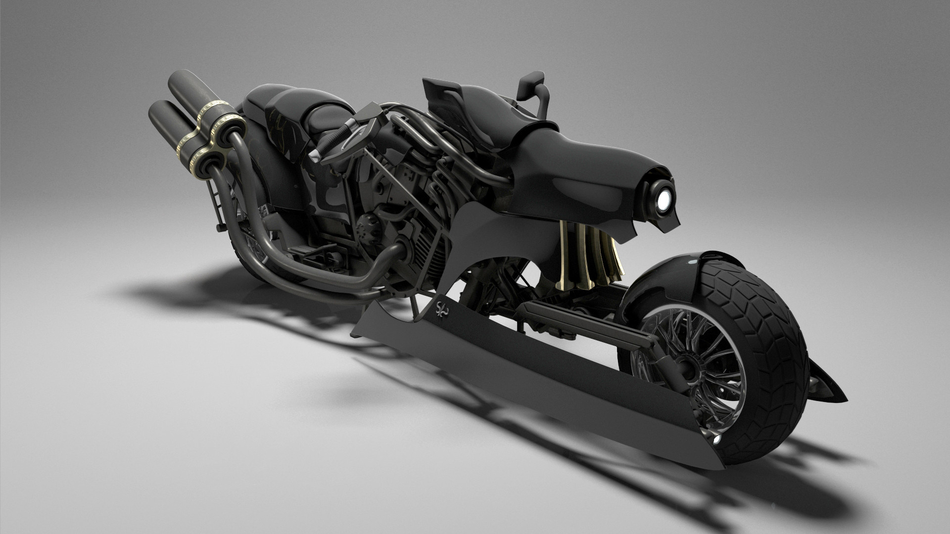 ArtStation - Motocycle modeling and rendering project