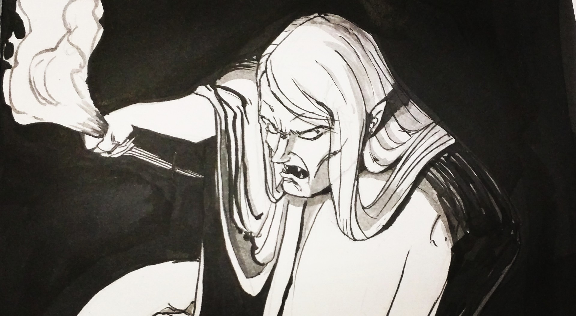 ArtStation - Vampire in shadows