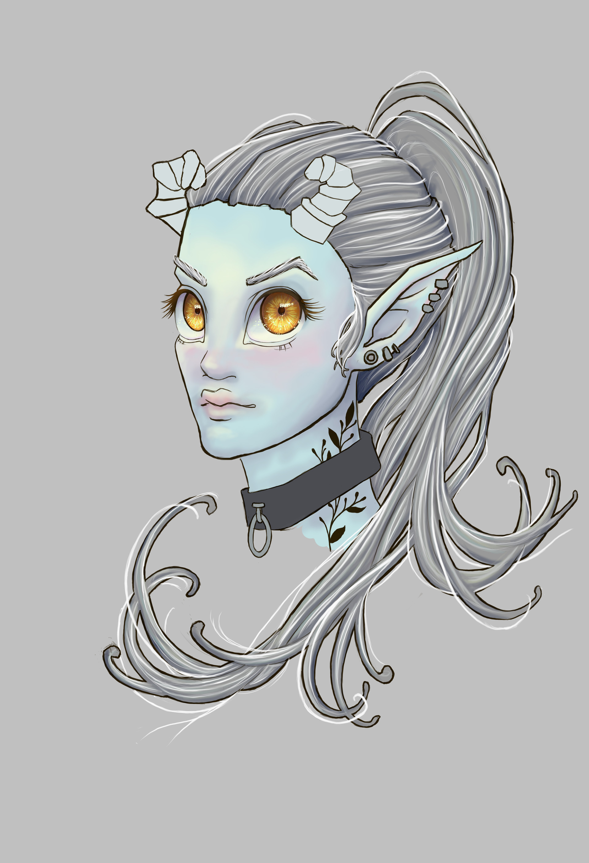 how to draw a girl villain