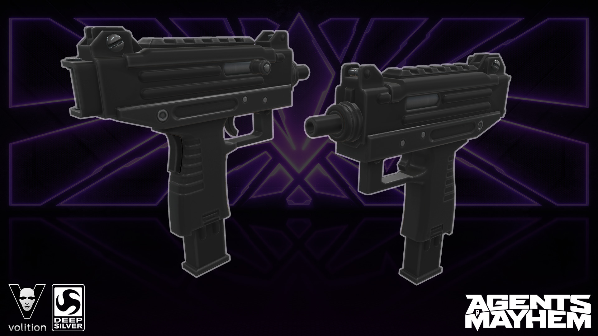 DAVID PAYNE - Agents of Mayhem - Johnny Gat's Uzi