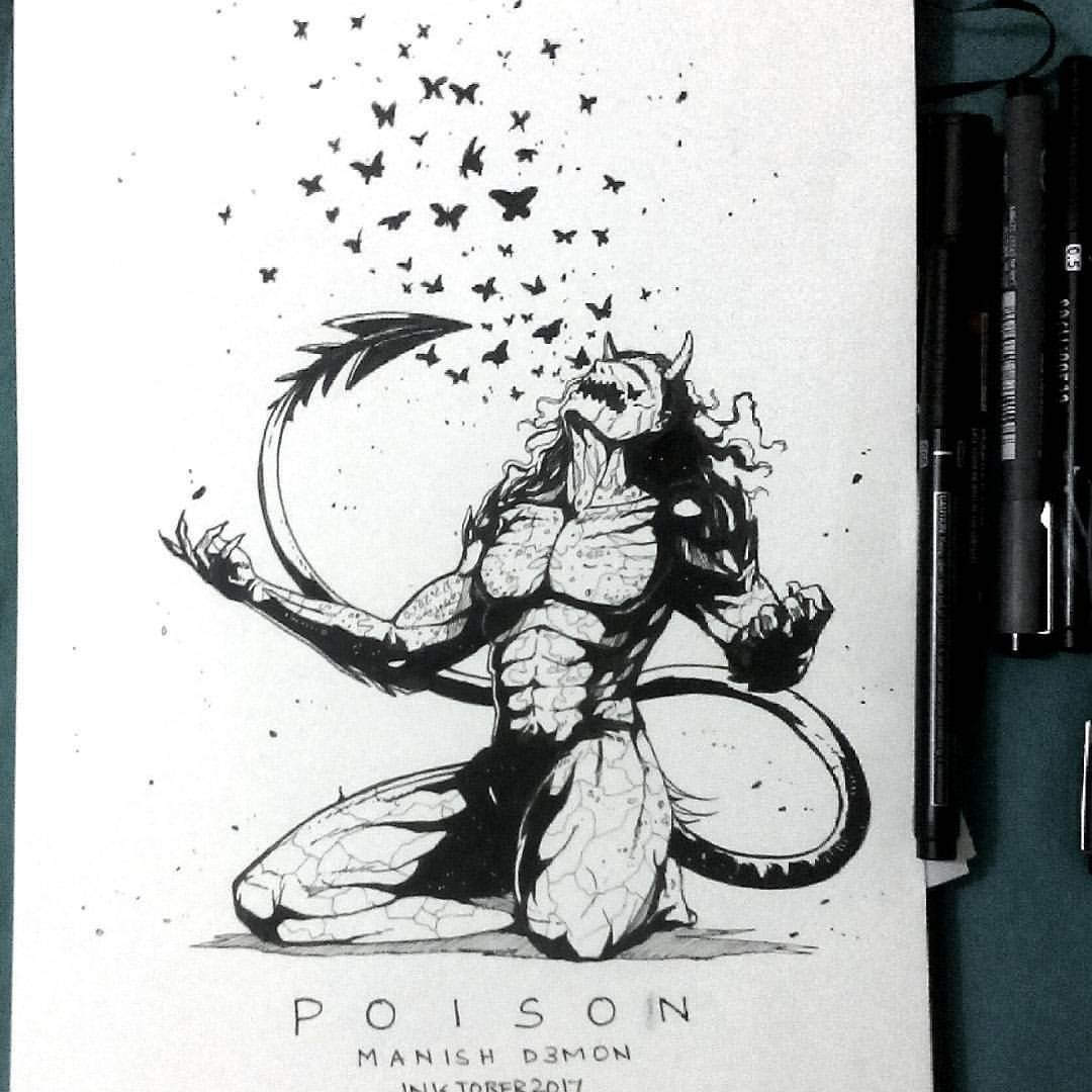 ArtStation - Inktober - POISON