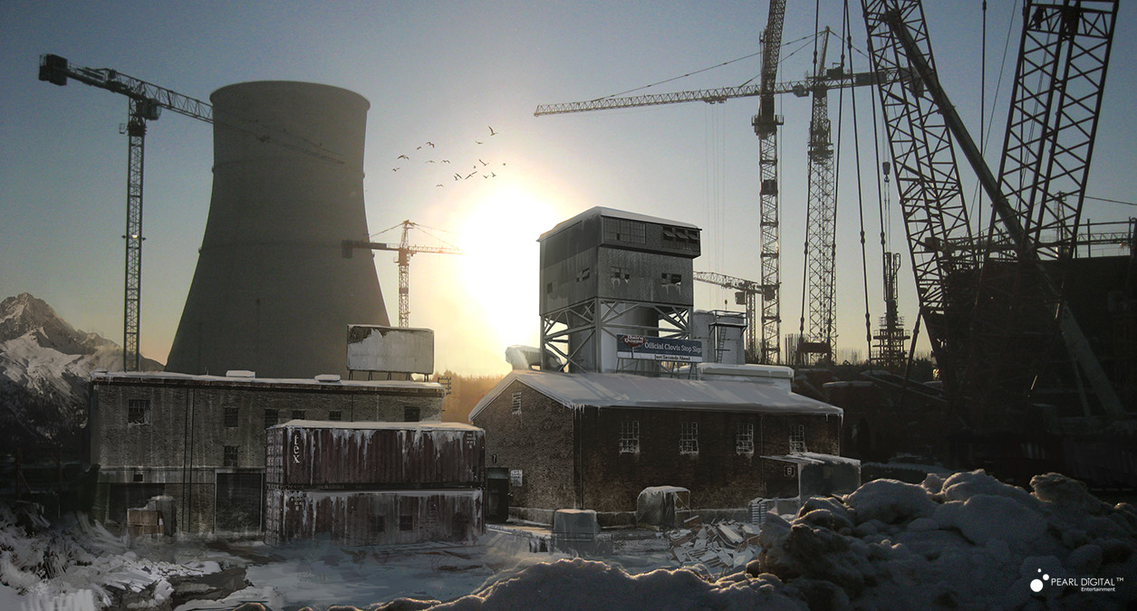 ArtStation - Rapid Fire_environment_Snow factory