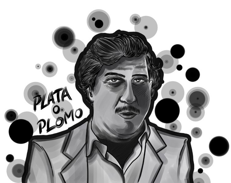 ArtStation - #2 Inktober - Pablo Escobar