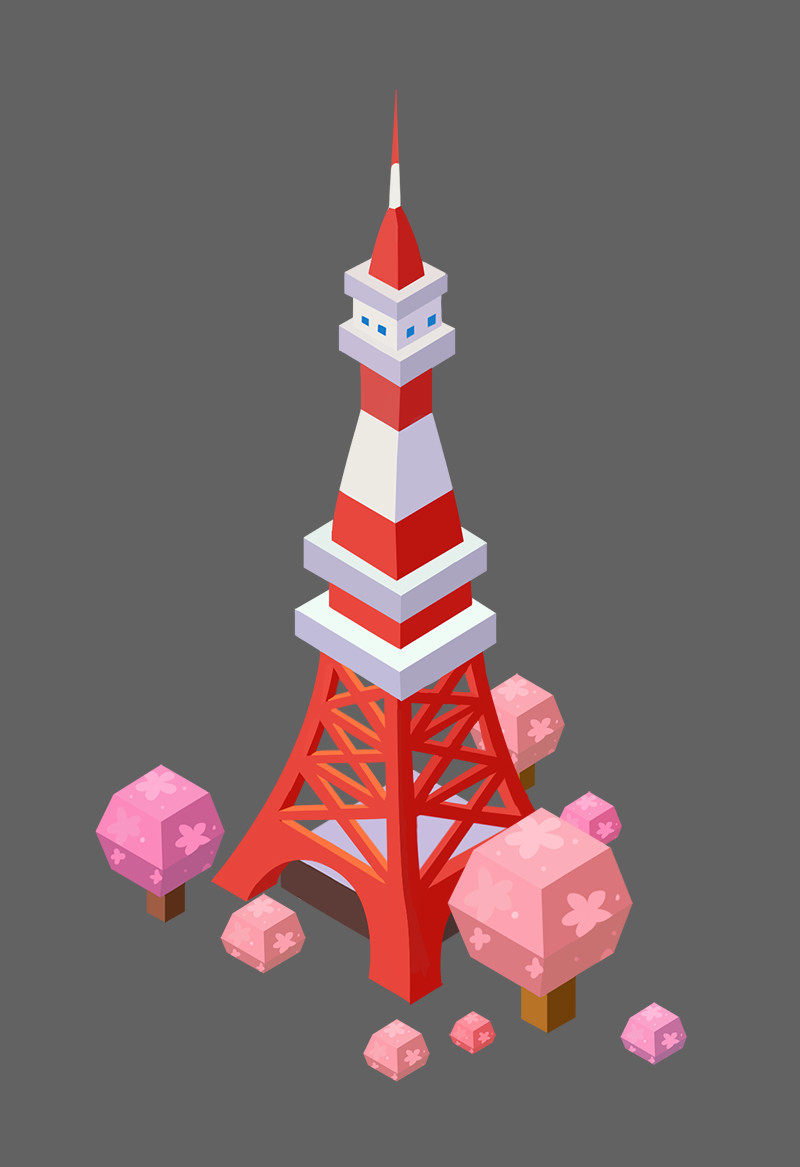 ArtStation - Japan-Tokyo Tower