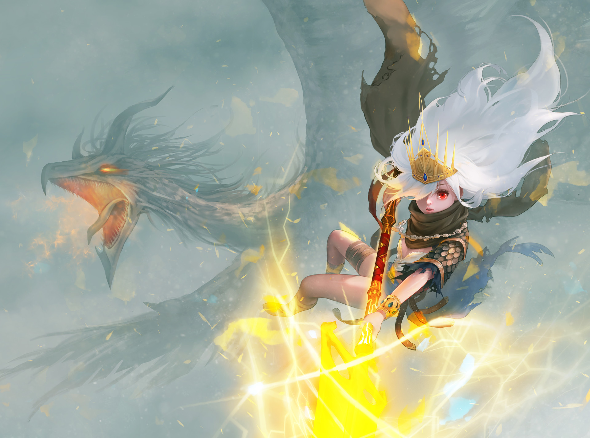 ArtStation - Dark Souls Nameless King girl version