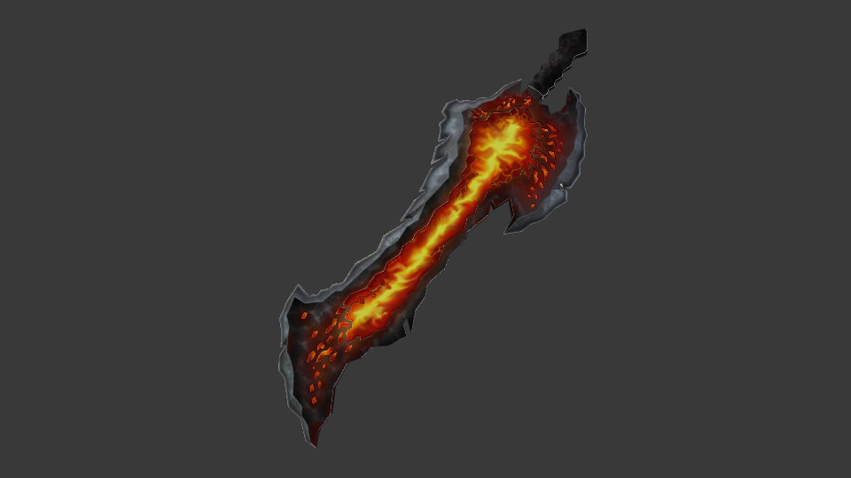 PABLO SIMONI DOS SANTOS - Volcanic sword 3d- photo manipulation