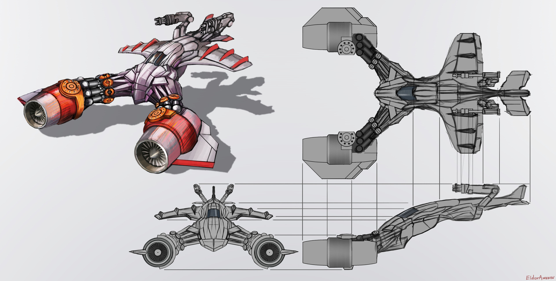 ArtStation - Jet cars