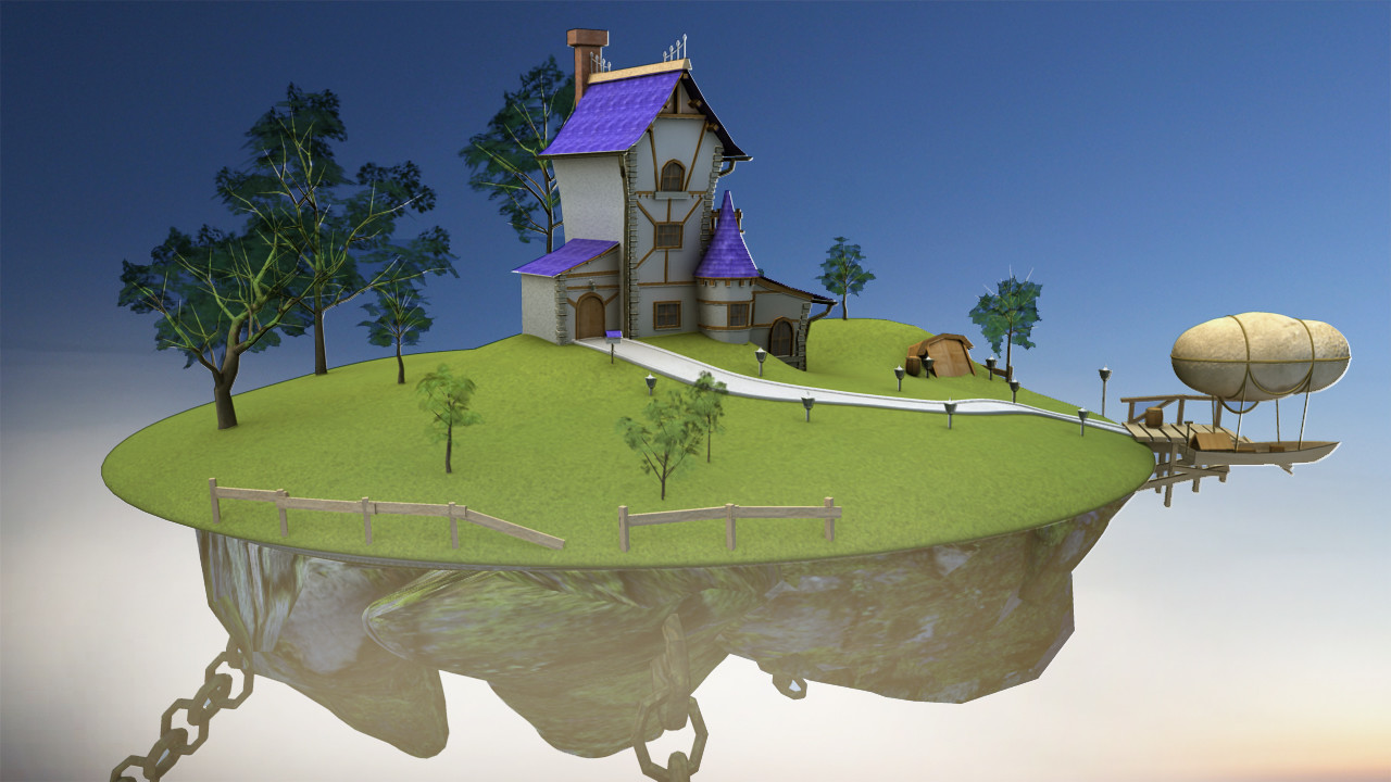 ArtStation - The Floating Island