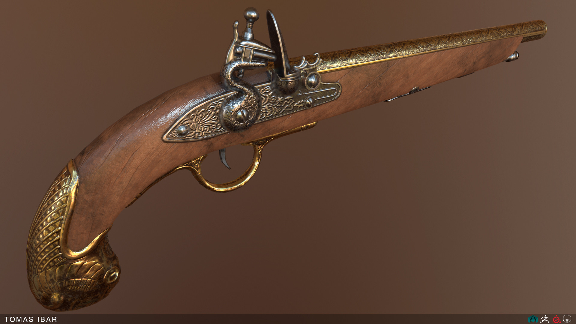 ArtStation - Pirate Gun