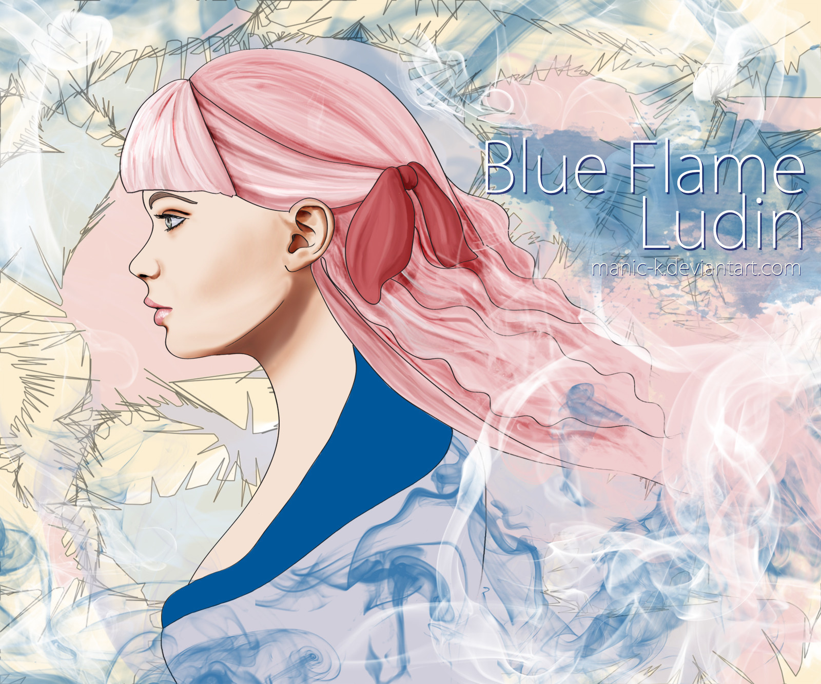 ArtStation - Blue Flame Ludin