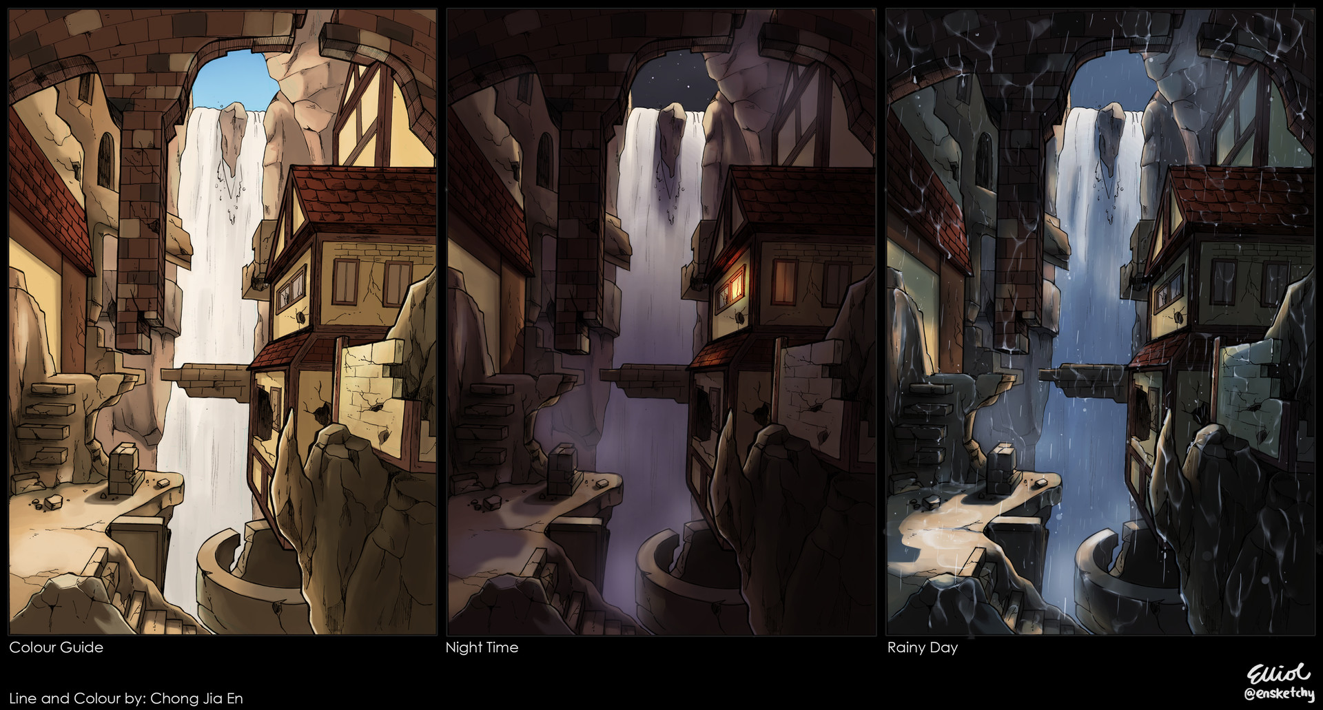 ArtStation - Digital Painting - Lighting Studies