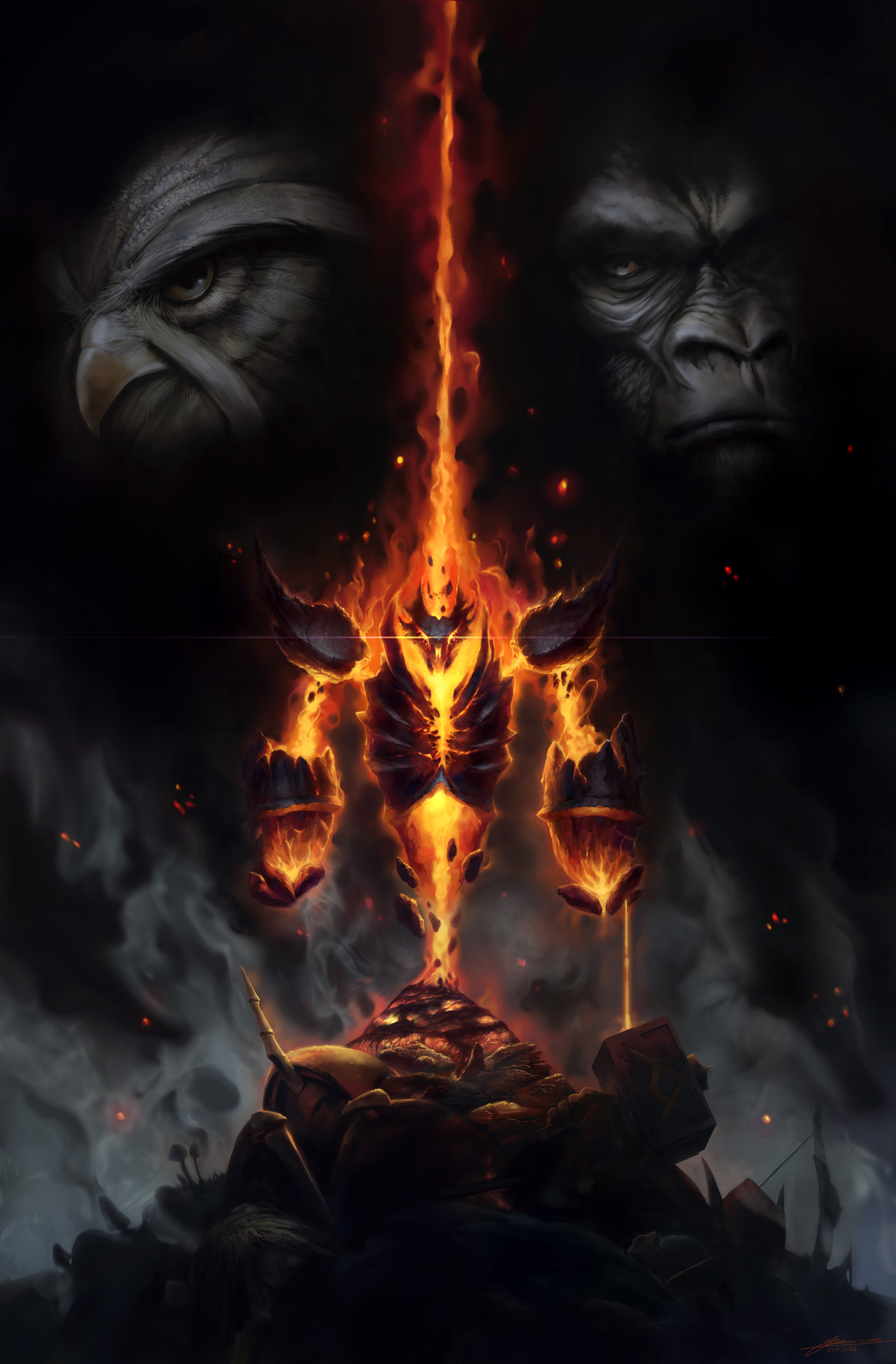 ArtStation - Magma rager fanart