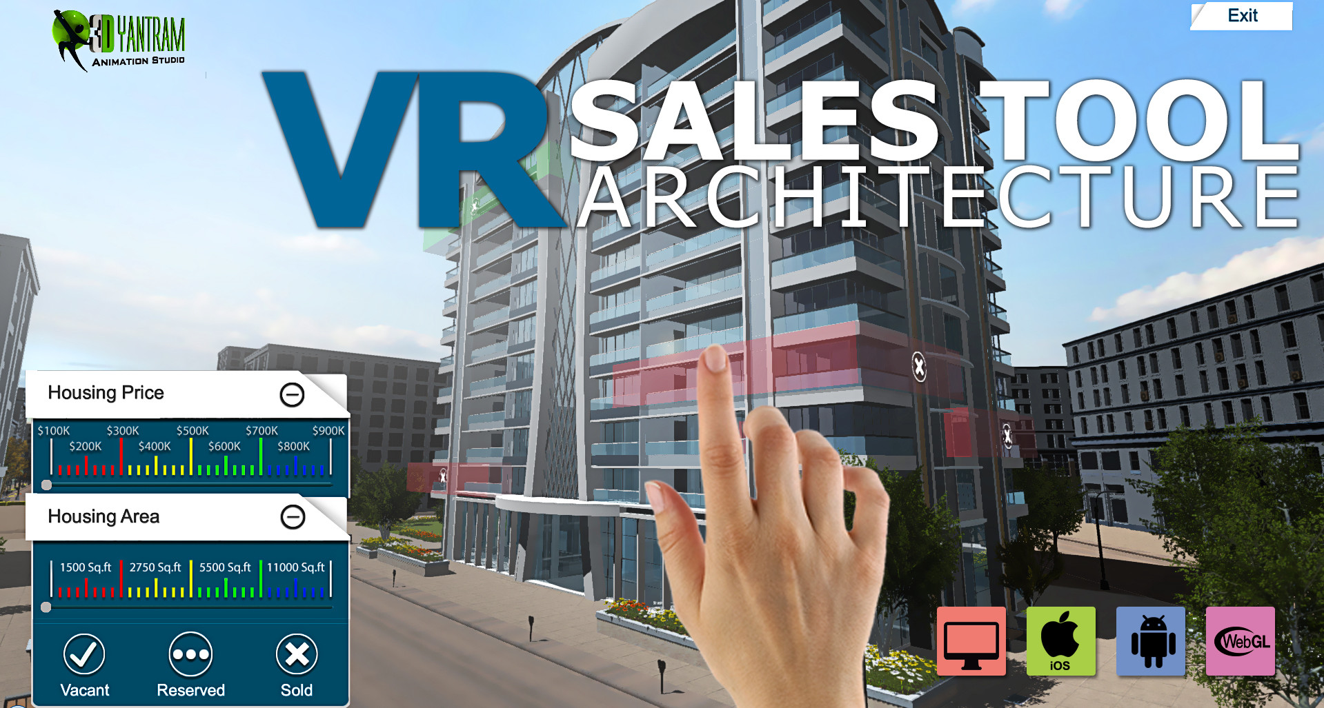 ArtStation - 3D Virtual Reality Interactive Touch Screen Tools by ...