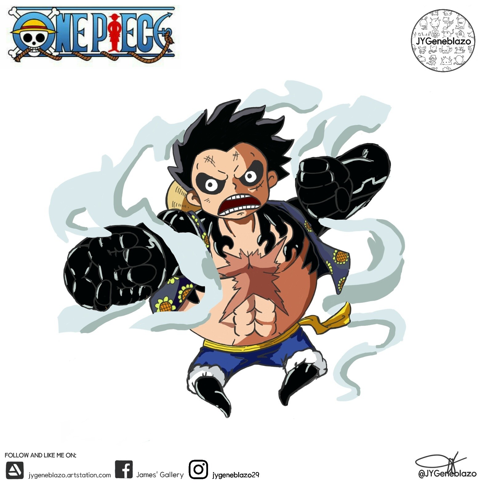 ArtStation - Luffy: 4th Gear