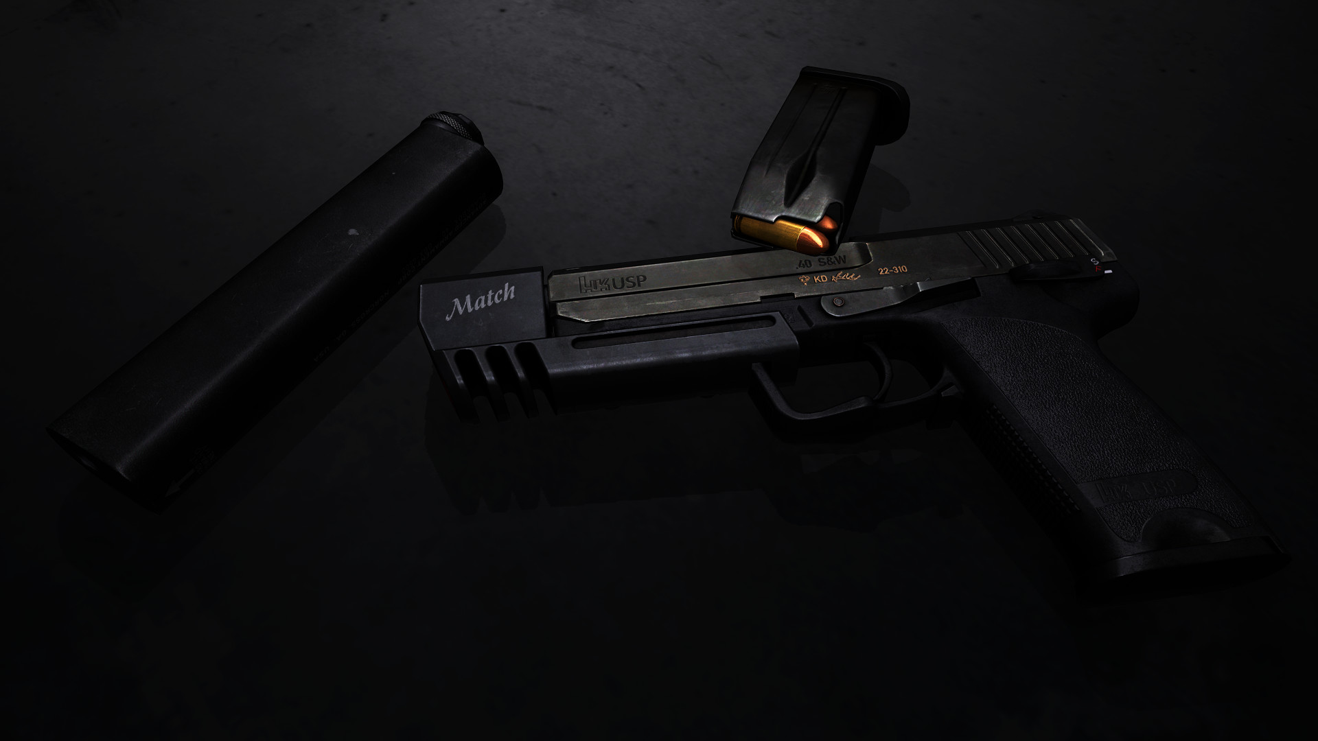 ArtStation - HK USP Match & AAC Blackbox Suppressor