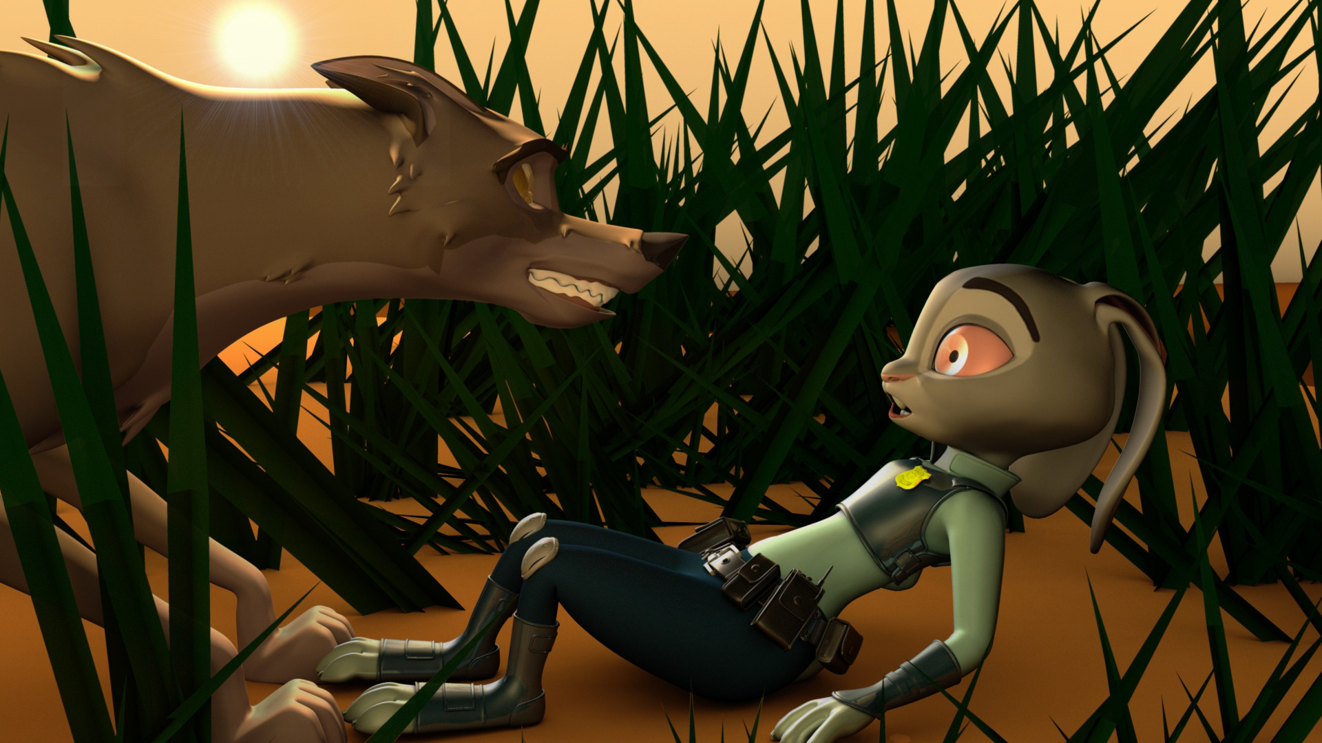 ArtStation - Zootopia Scene