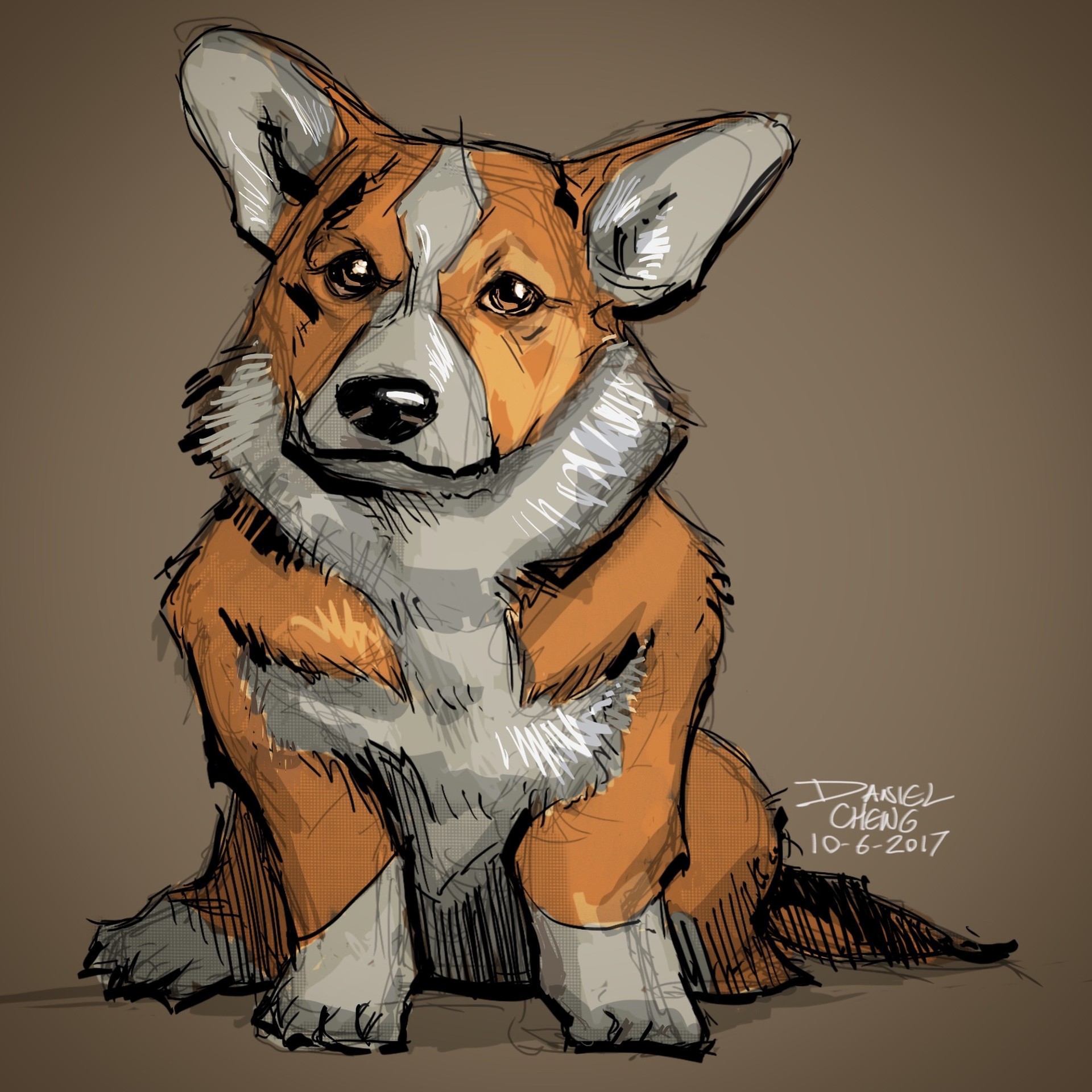 Daniel Cheng - Drone fight and Inktober 2017