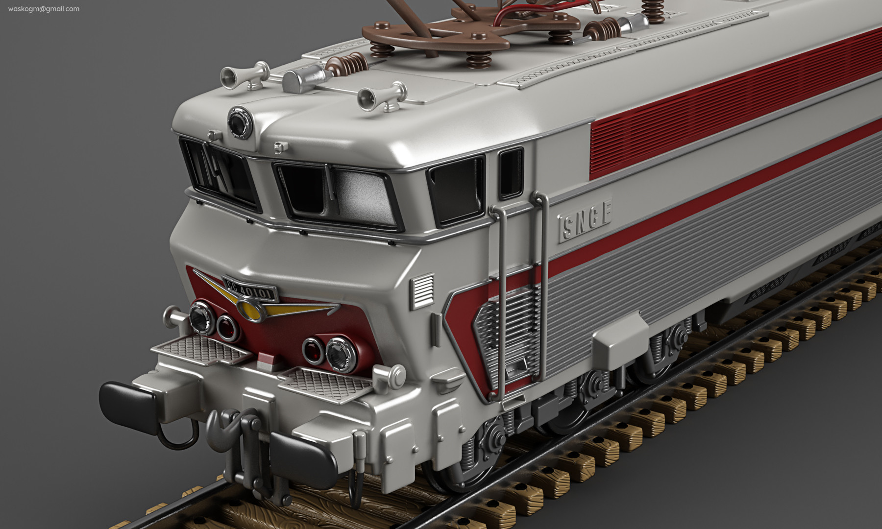 Vasilije Ristovic - NSCF CC 40100 Locomotive