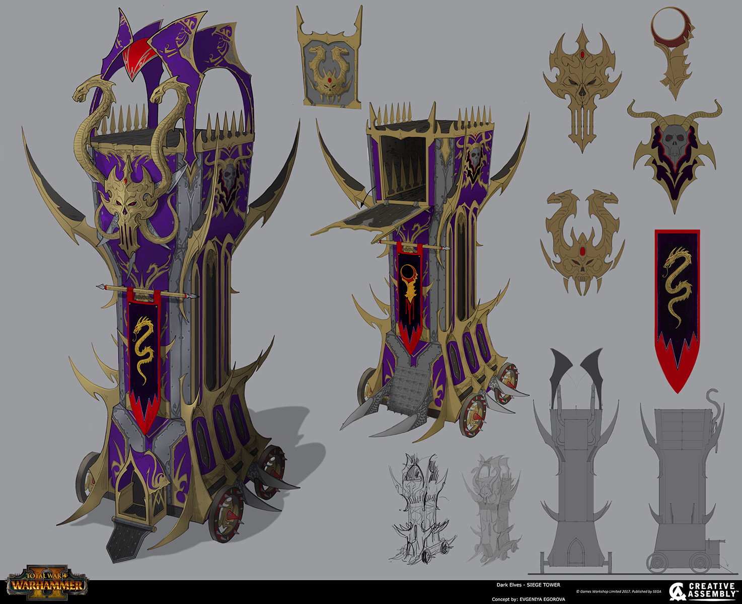 evgeniya-egorova-dark-elf-tower.jpg (1474×1200)-花瓣网